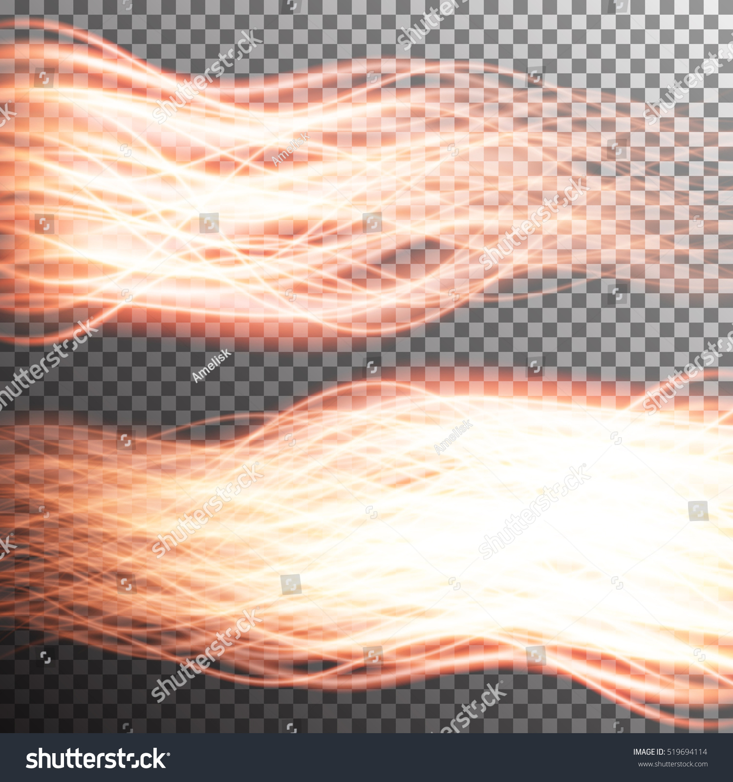 Special Light Fire Effect Vector Illustration Stock Vector (Royalty ...