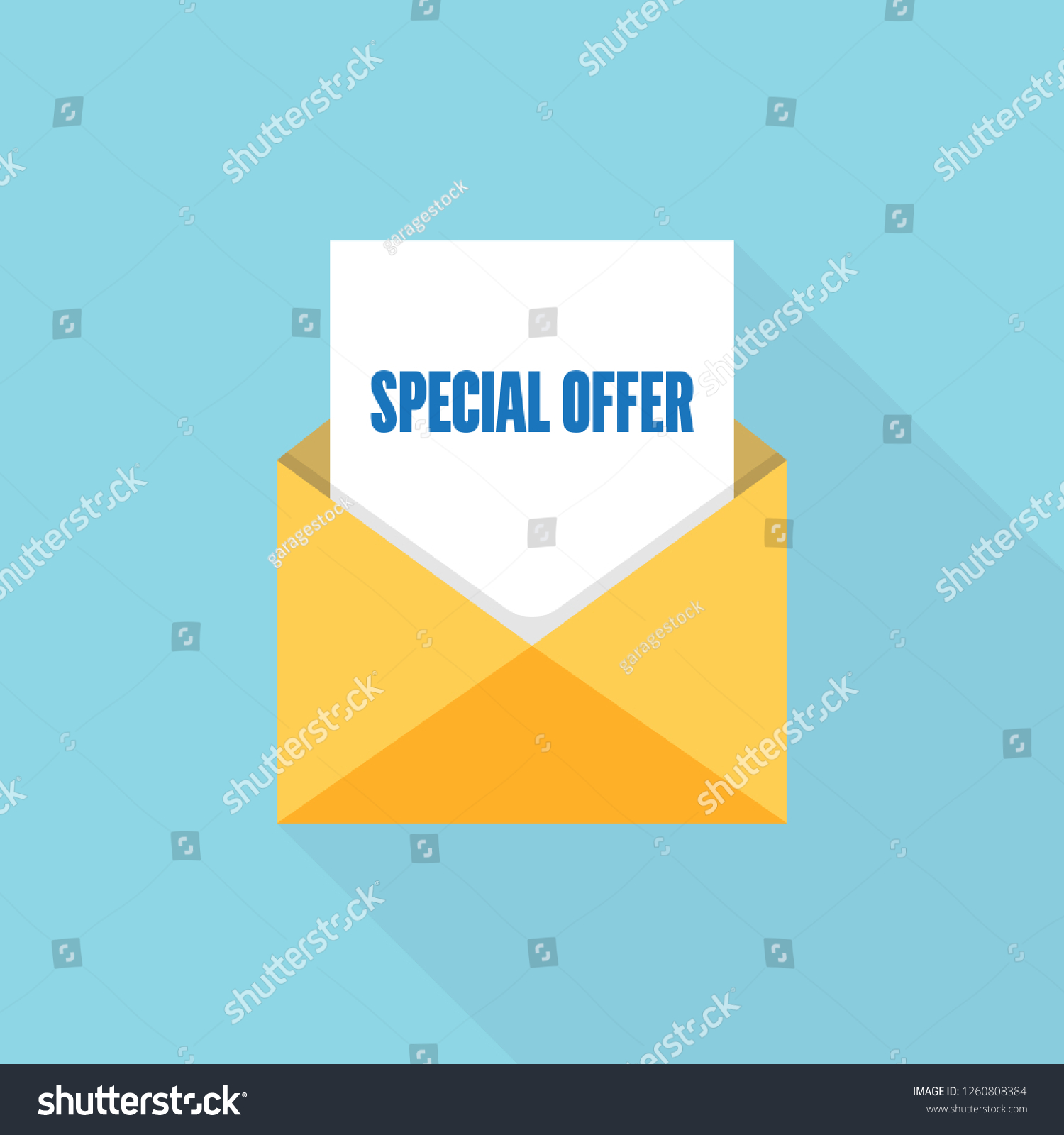 Special Offer Letter Message: vector de stock (libre de regalías ...