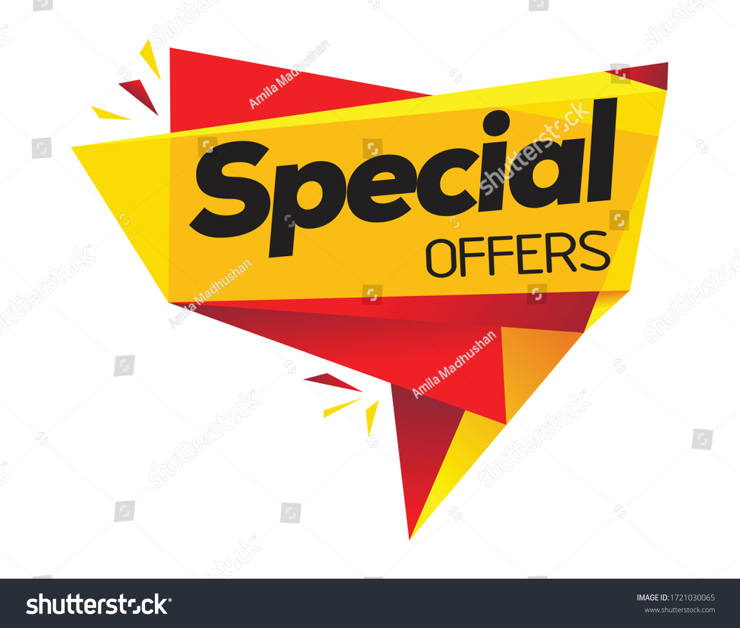 Special Offer Price Tag Vector Format Stock Vector (Royalty Free ...