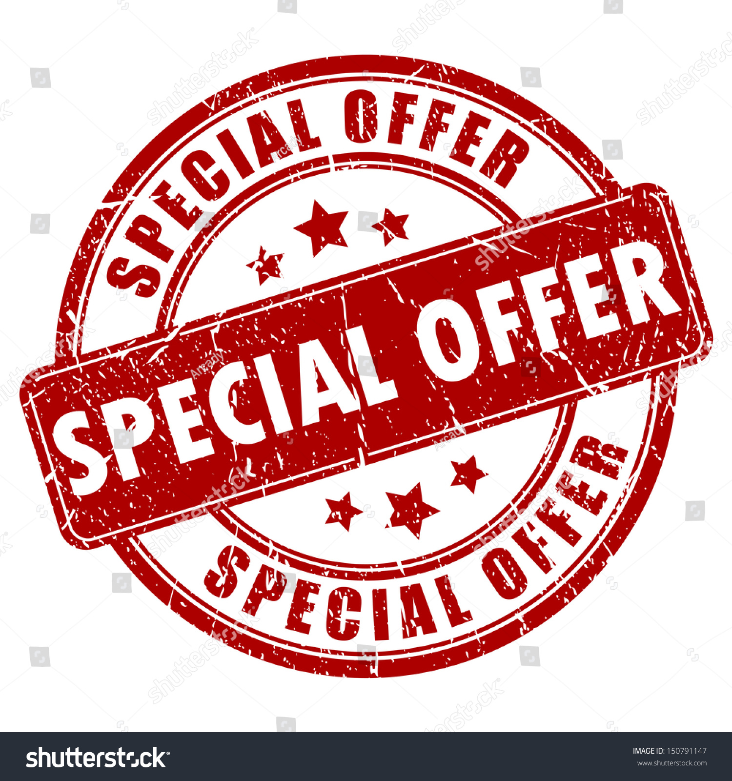 Special Offer Vector Stamp Stock Vector (Royalty Free) 150791147 ...