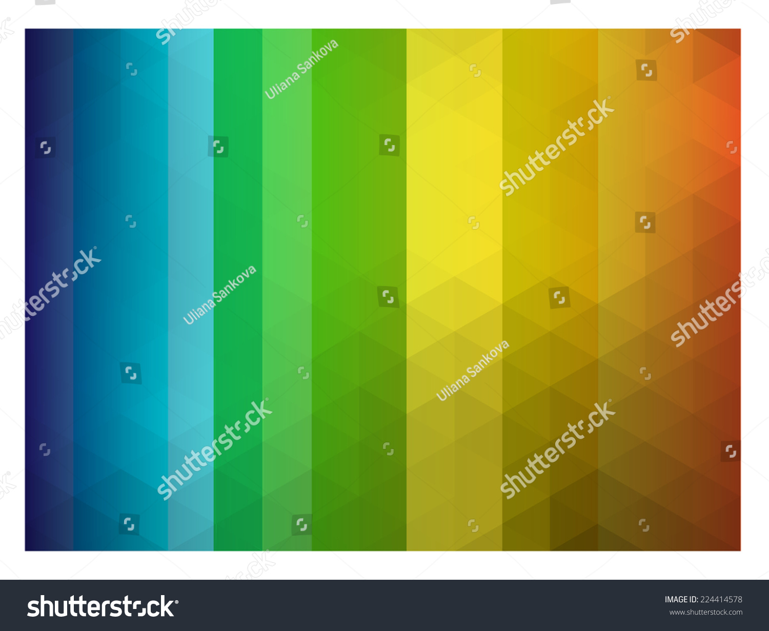 Spectrum Crystal Stock Vector 224414578 - Shutterstock
