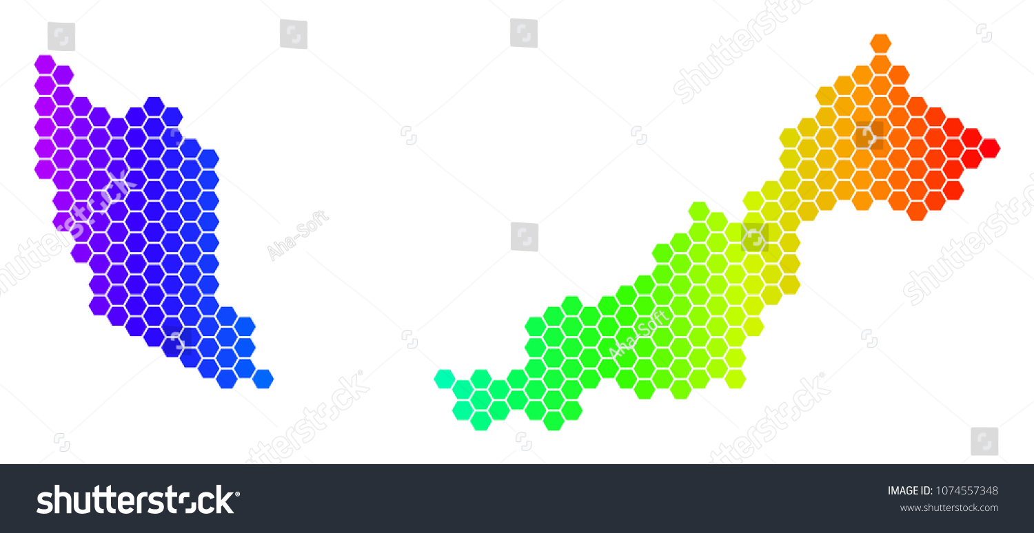 Spectrum Hexagonal Malaysia Map Vector Geographic Stock Vector (Royalty ... Spectrum Hexagonal Malaysia Map Vector Geographic Stock Vector (Royalty ...