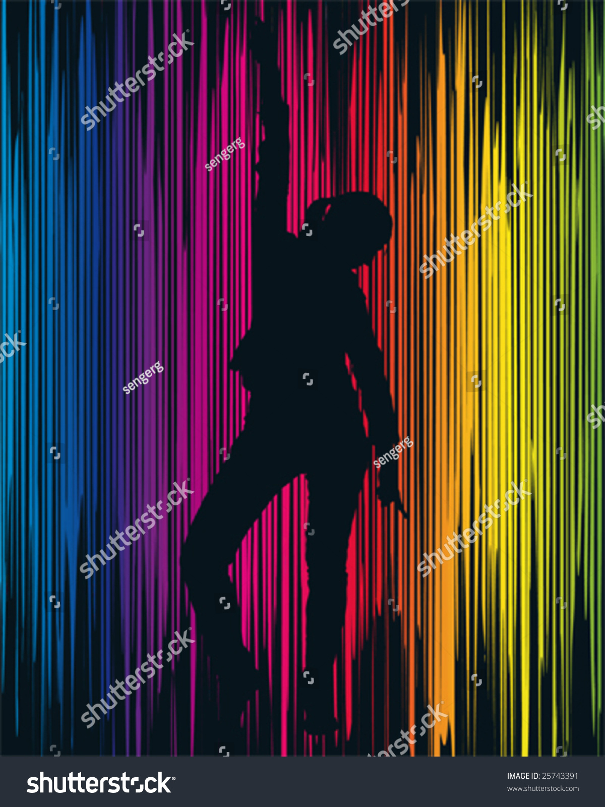 Spectrum Music Poster Stock Vector (Royalty Free) 25743391 | Shutterstock