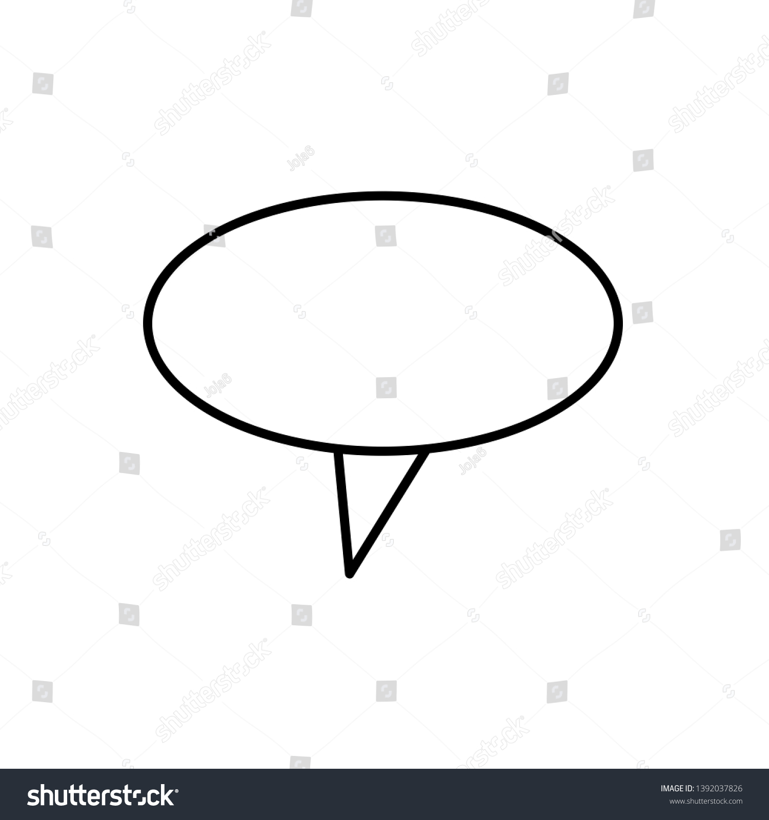 Speech Balloon Vector Illustration Stock Vector (Royalty Free ...