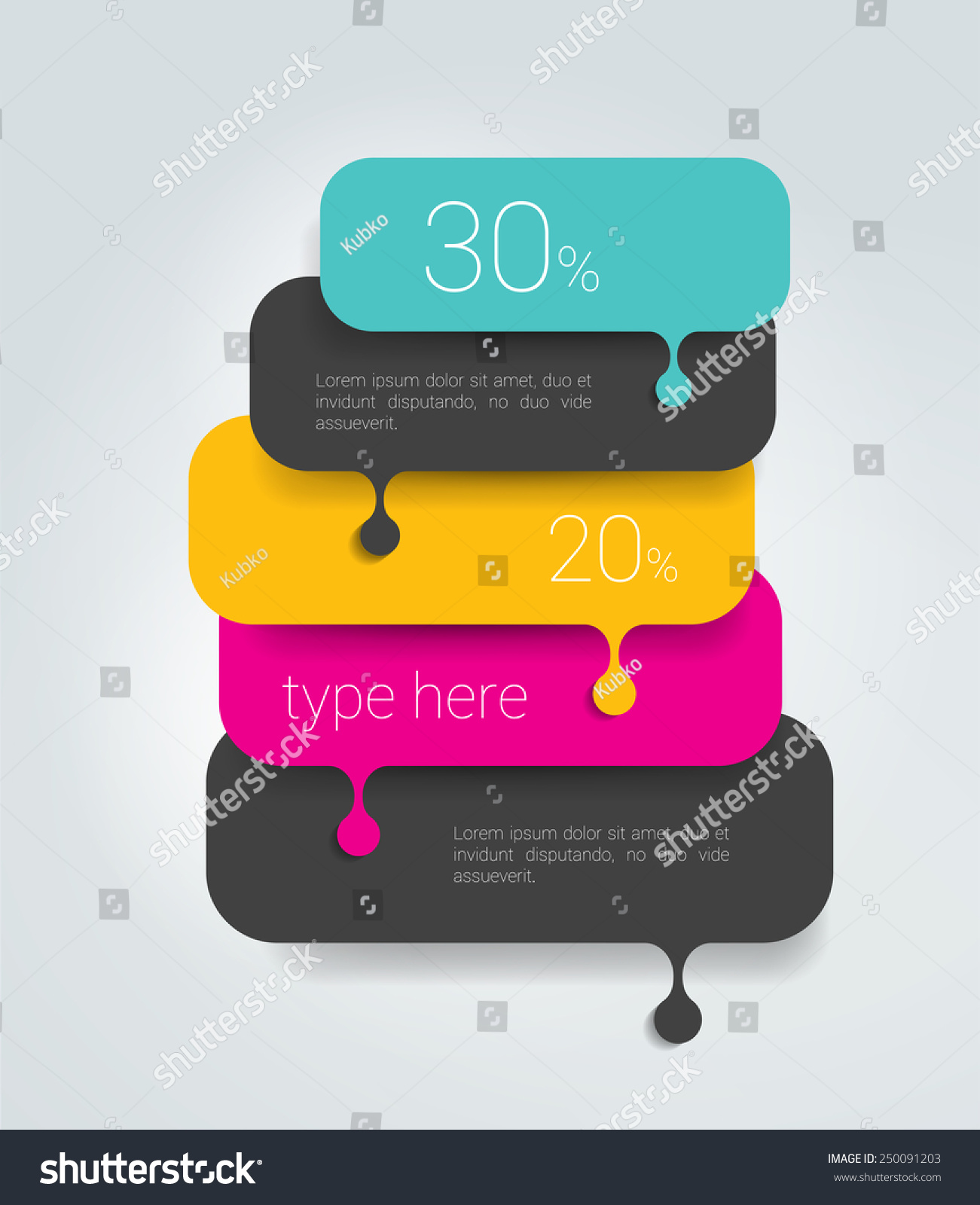 Speech Bubble Diagram Scheme Infographic Element Stock Vector (Royalty ...