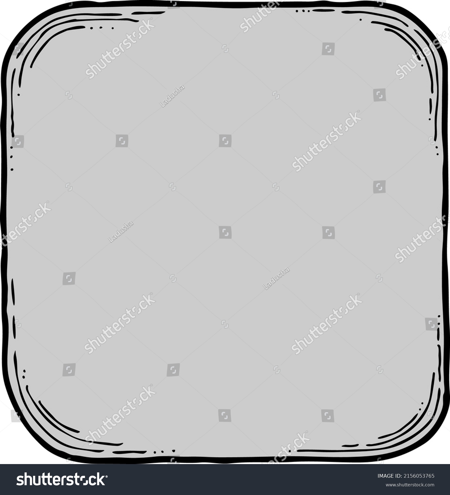 Speech Bubble Chat Communication Symbol Empty Stock Vector (Royalty ...
