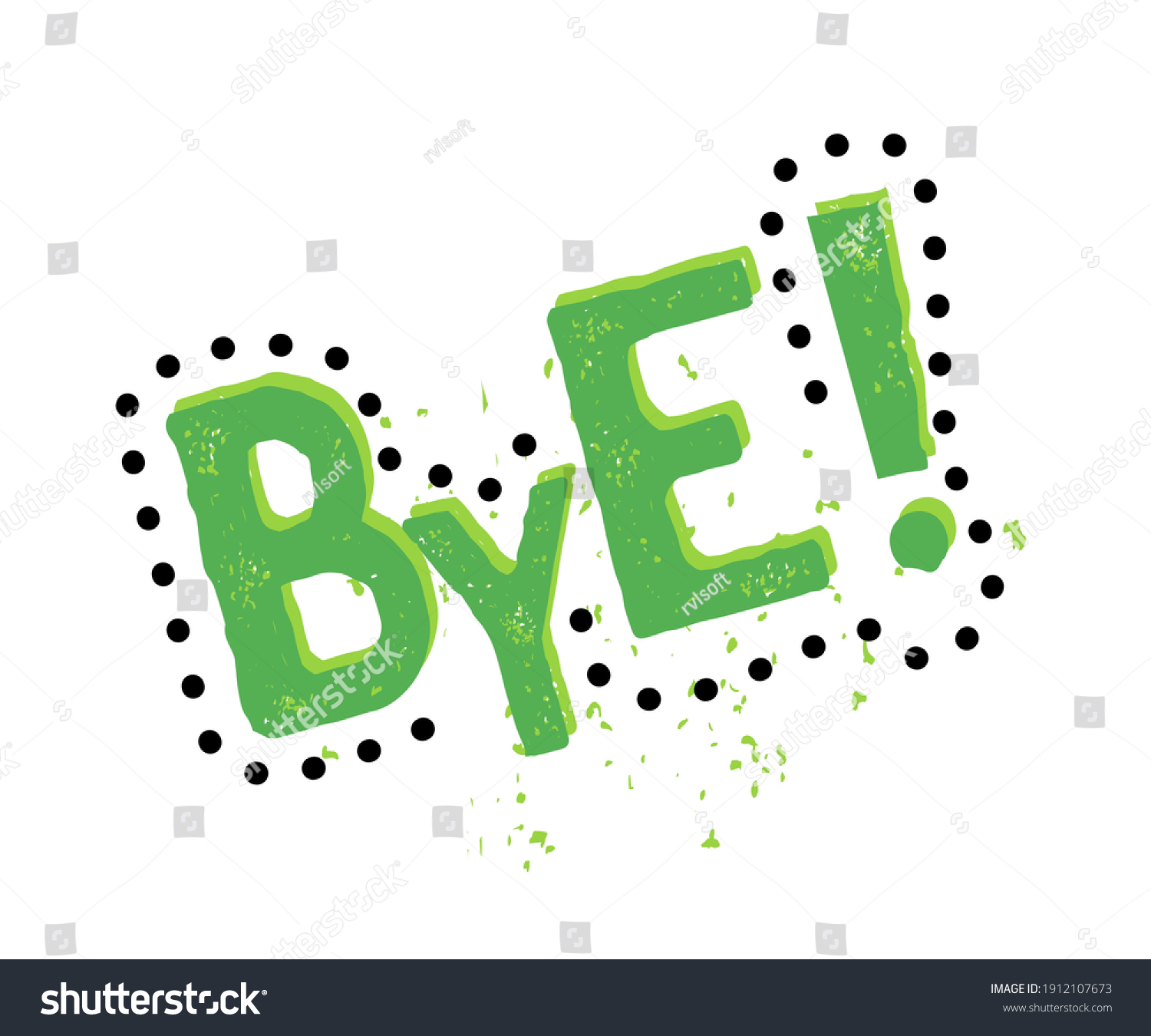 Speech Bubble Paint Design Vector Illustration Stock Vector (Royalty ...