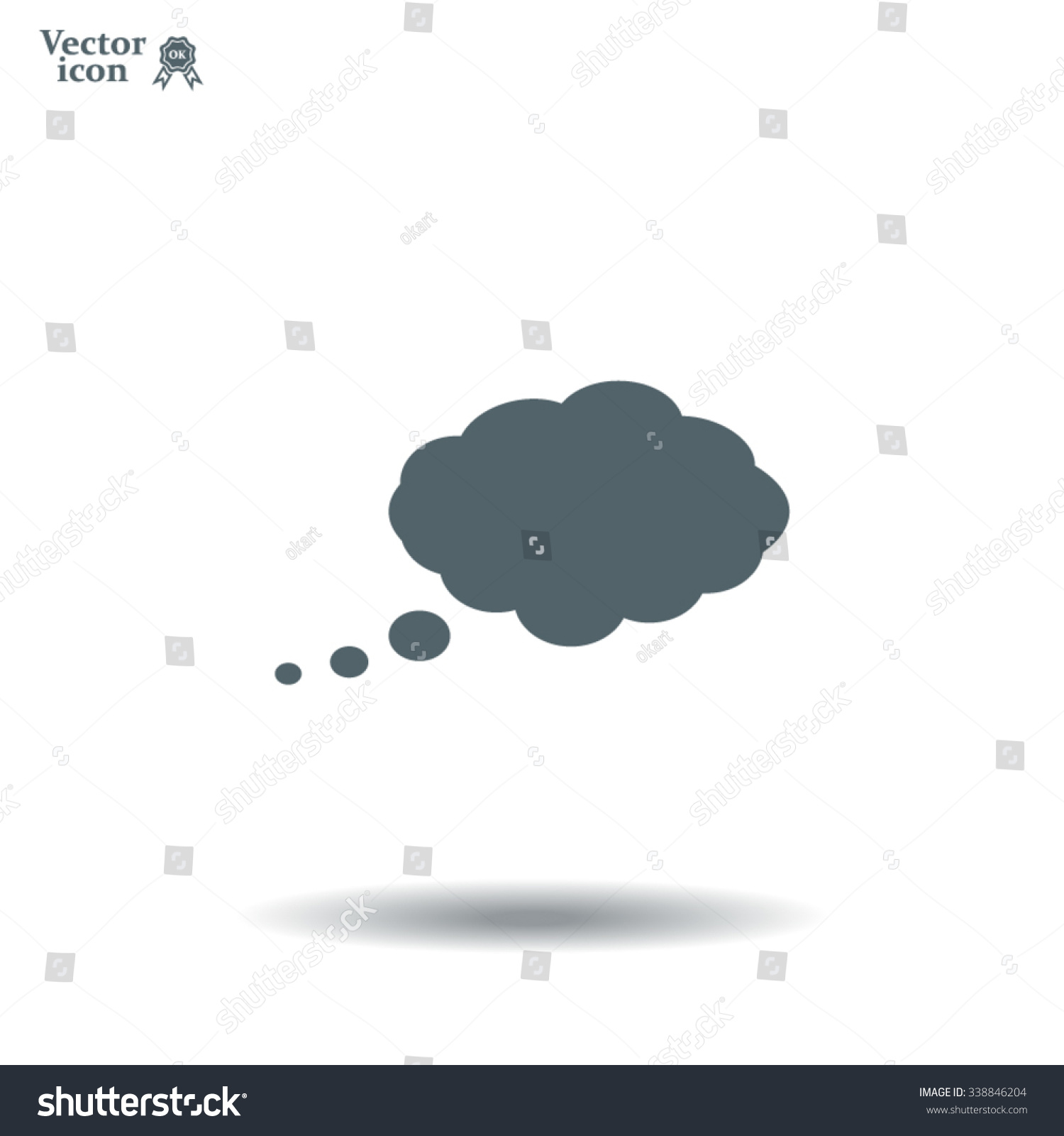 Speech Cloud Stock Vector (Royalty Free) 338846204 | Shutterstock