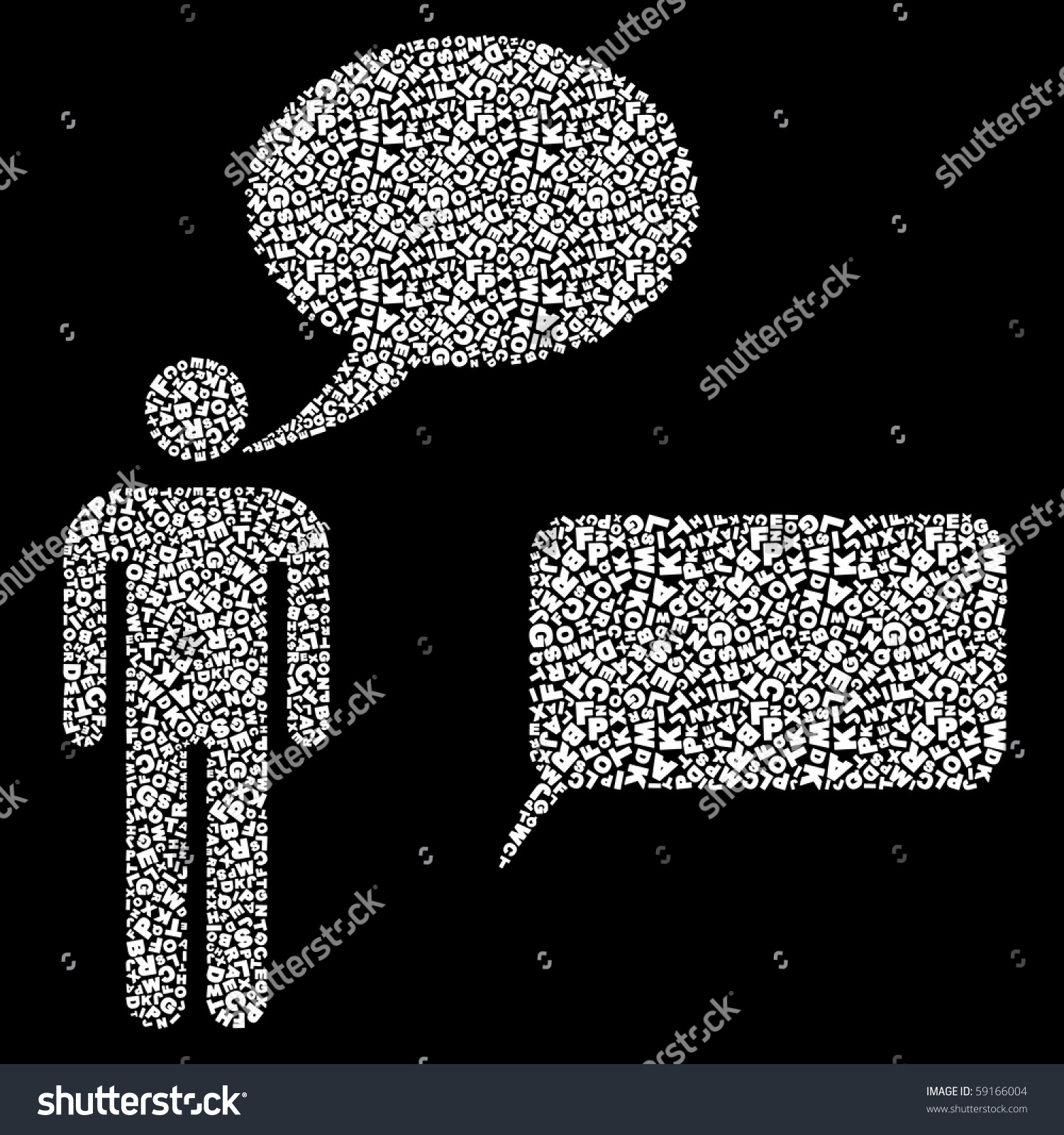 Speech Sign Vector Illustration Stock Vector (Royalty Free) 59166004 ...