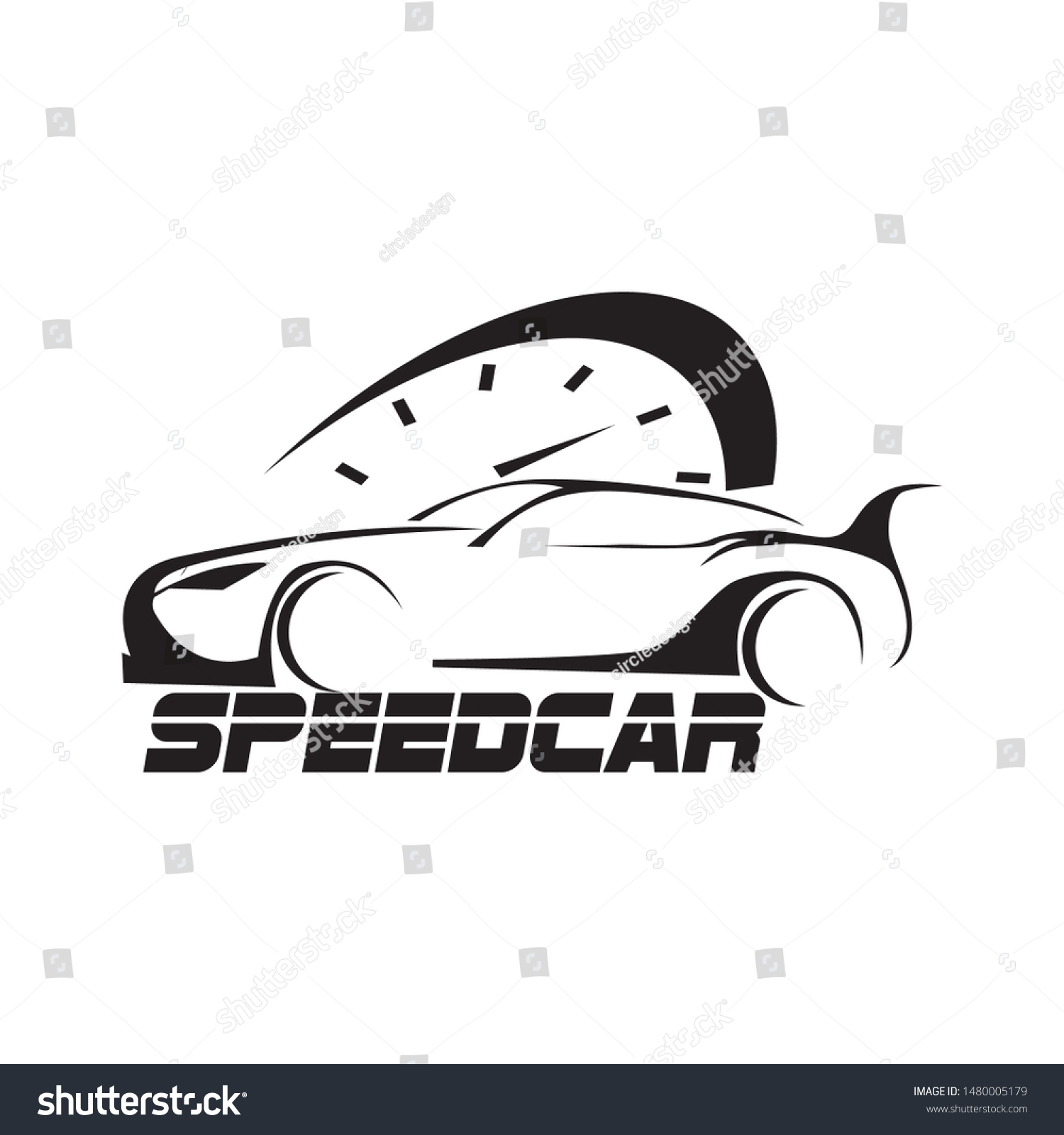 Speed Car Logo Vector Design Template Stock Vector (Royalty Free ...