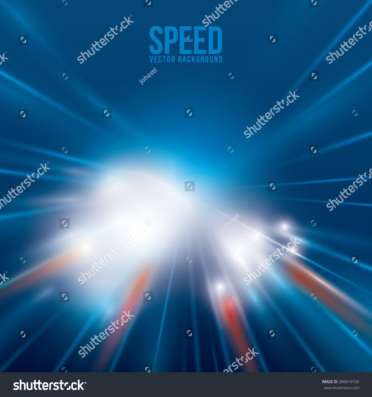 Speed Design Over White Background Vector Stock Vector (Royalty Free ...