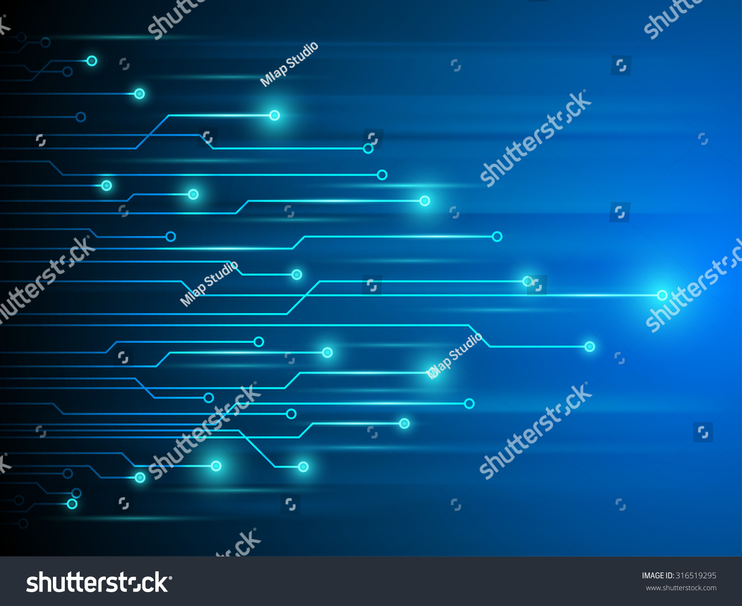 Speed Internet Circuit Board Technology Abstract: vector de stock ...
