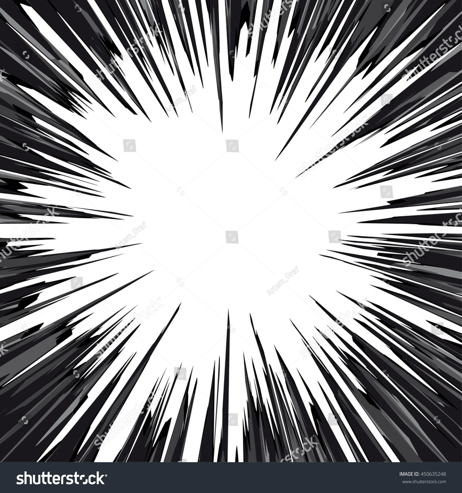 Speed Lines Graphic Explosion Design Element Stock Vector (Royalty Free ...