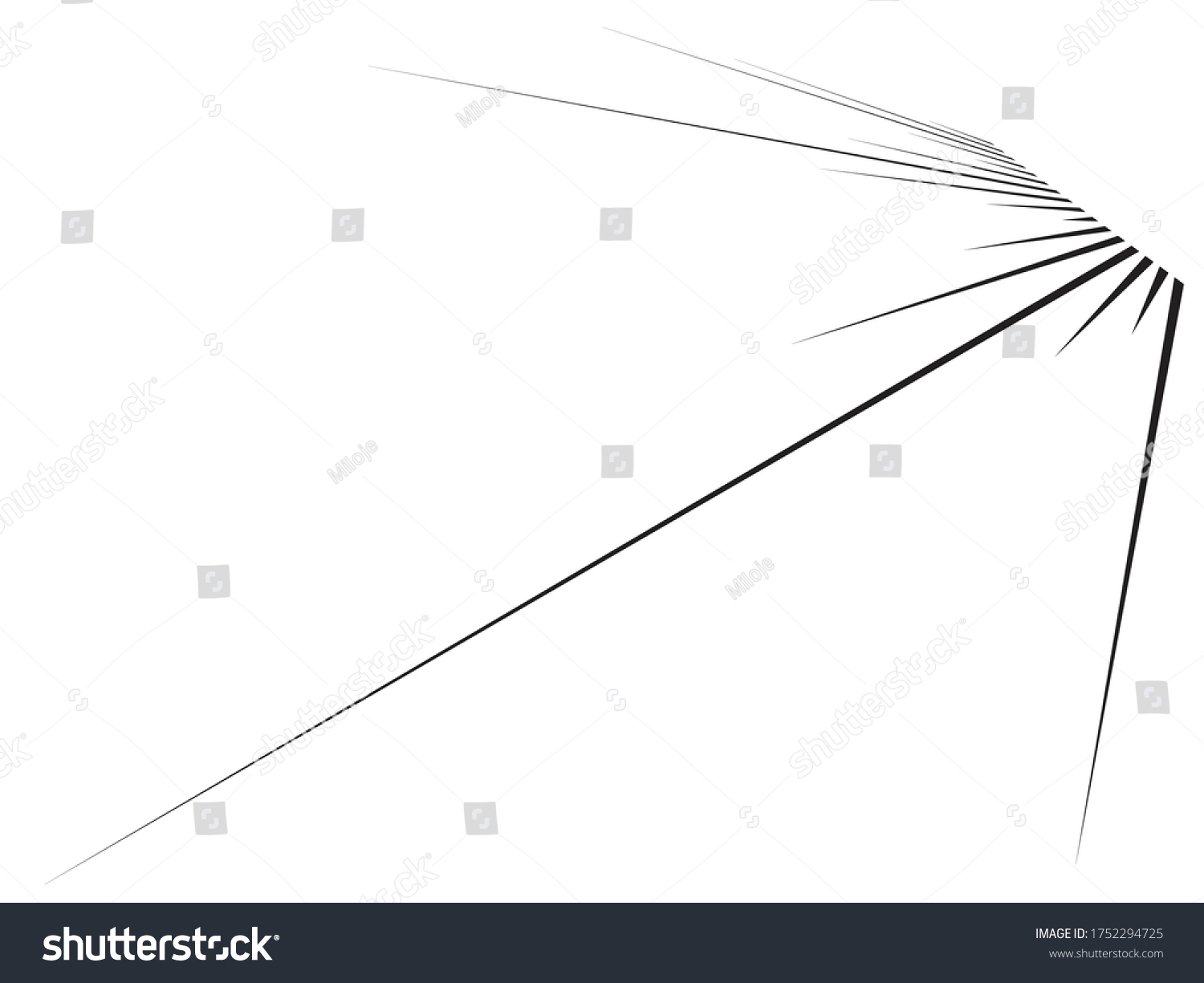 Speed Lines Arrow Form Vector Illustration Stock Vector (Royalty Free ...