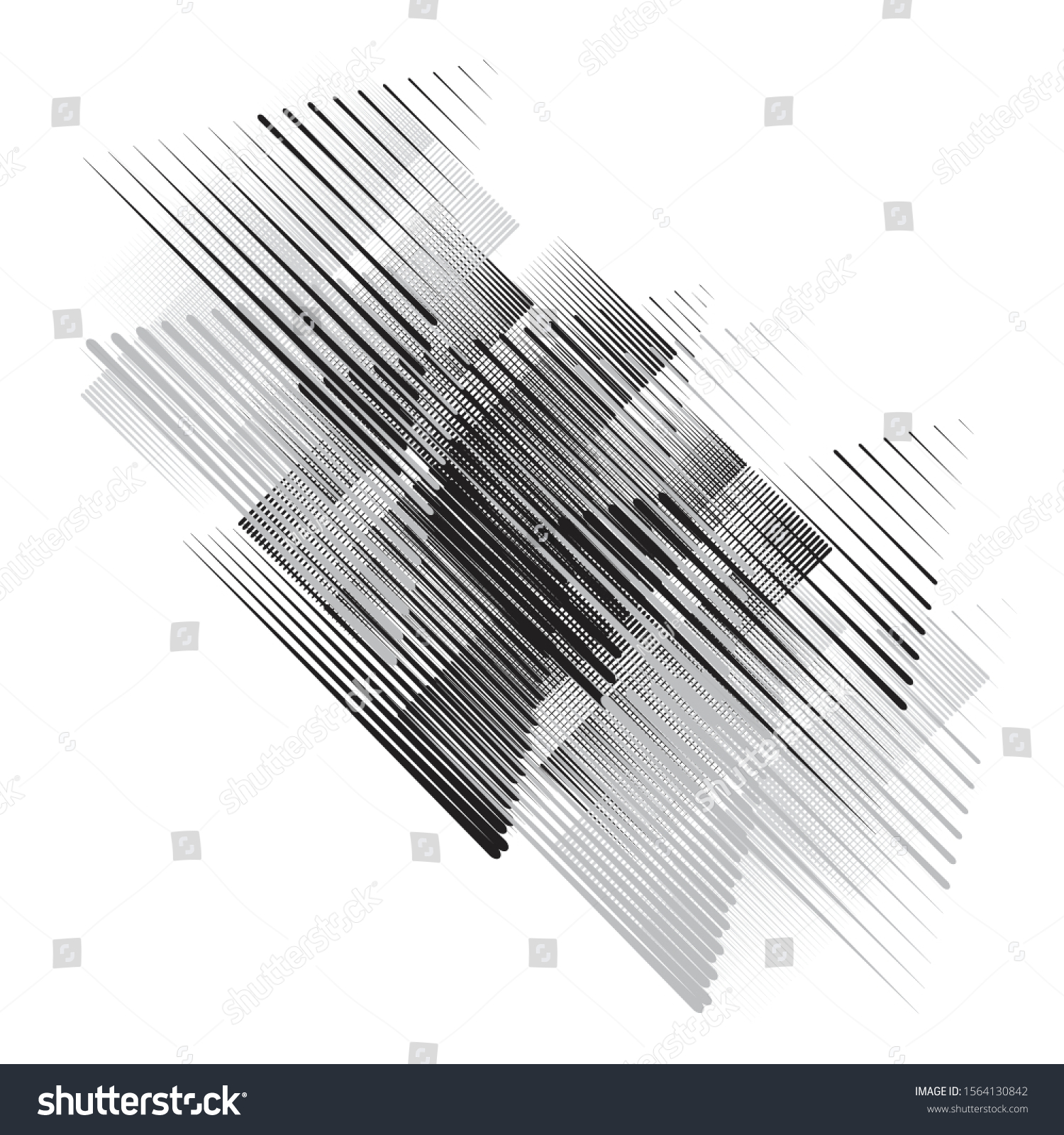 Speed Lines Vector Illustration Technology Logo Stock Vector (Royalty ...