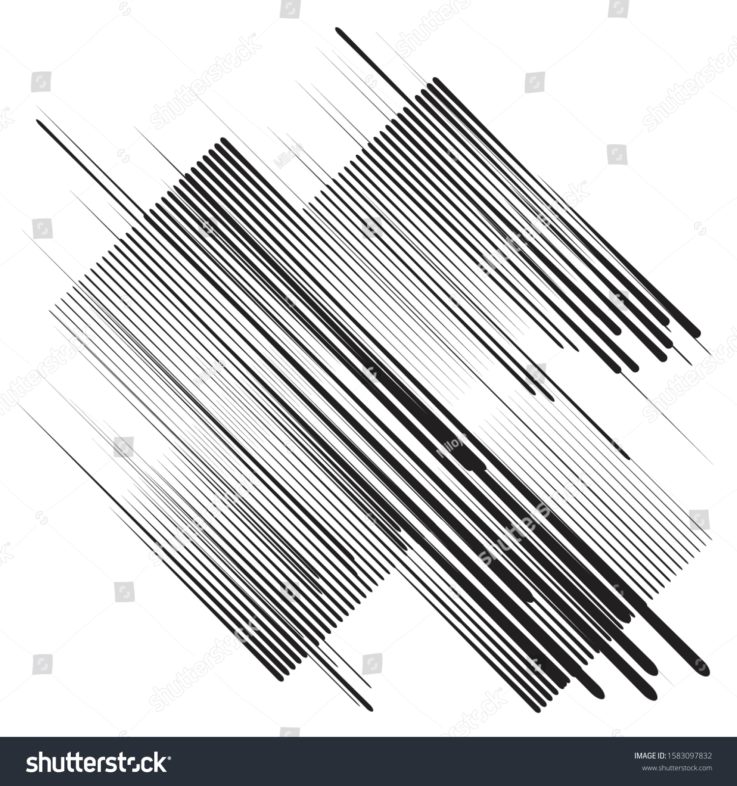 Speed Lines Vector Illustration Technology Logo Stock Vector (Royalty ...