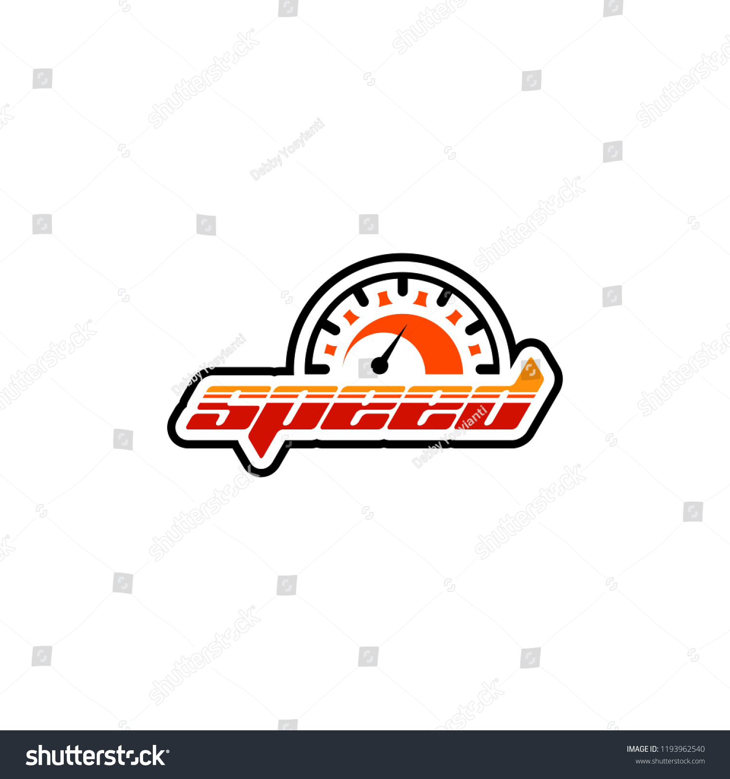 Speed Logo Design Fast Logo Vector Stock Vector (Royalty Free ...