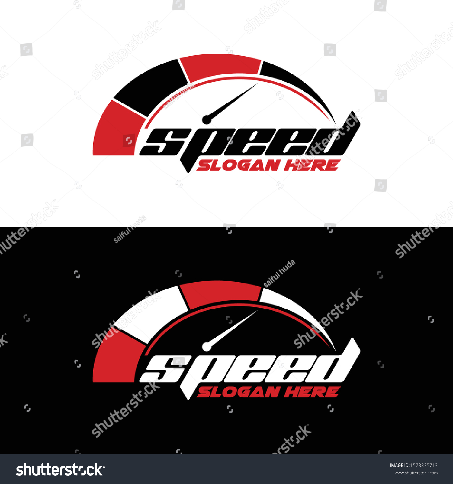 Speed Logo Design Vector Simple Logo Stock Vector (Royalty Free) 1578335713