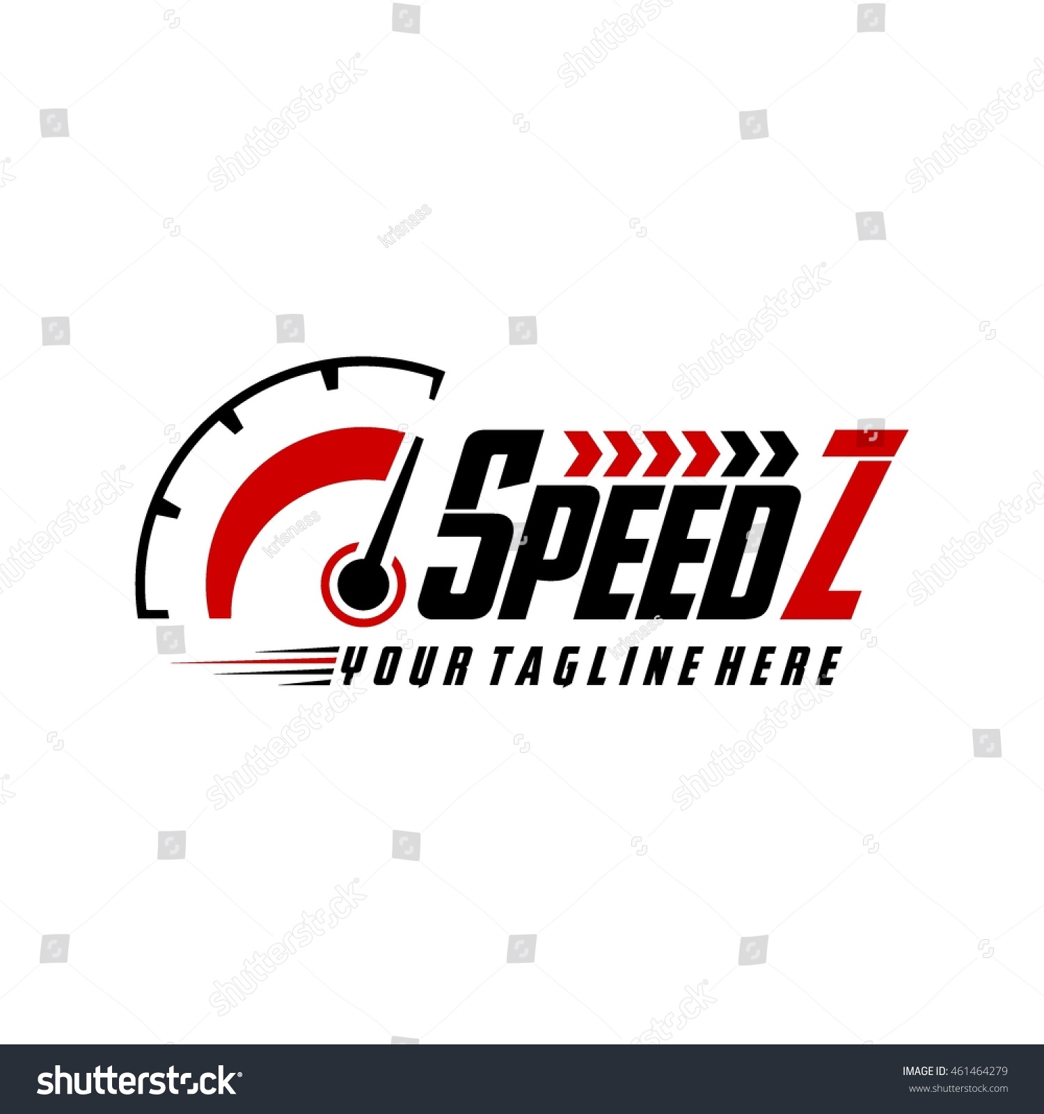 Speed Logo Template Stock Vector Illustration 461464279 : Shutterstock