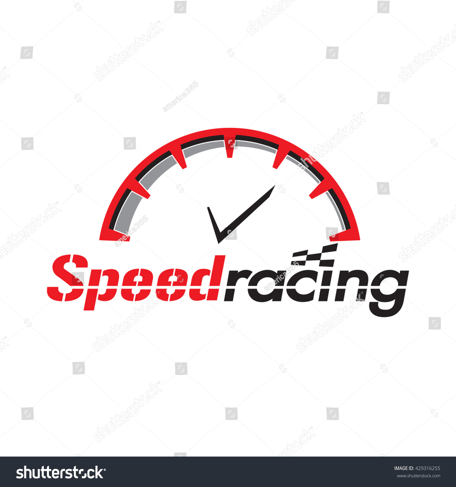 Speed Racing Logo. Vector Graphic Design - 429316255 : Shutterstock