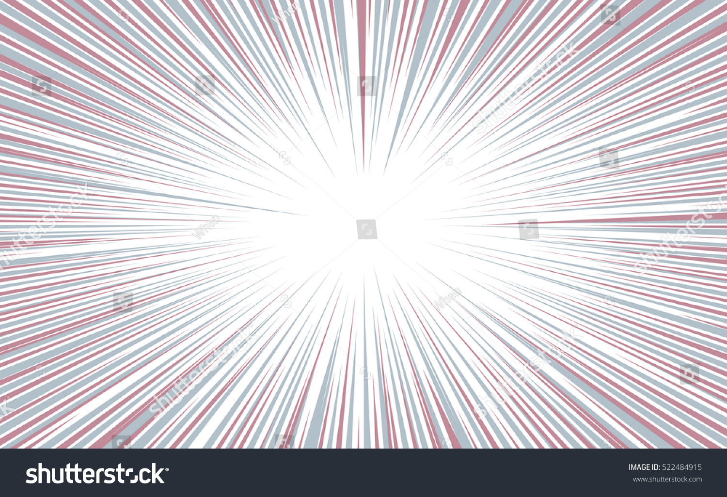 Speed Radial Line Background Stock Vector (Royalty Free) 522484915 ...