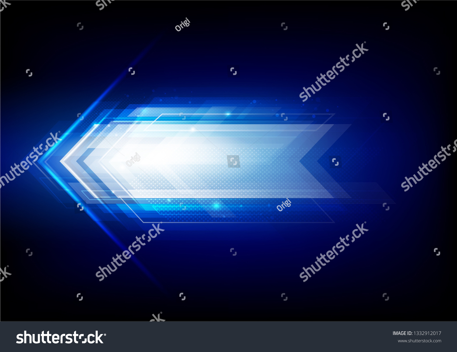 Speed Rush Arrow Graphic Stock Vector (Royalty Free) 1332912017 ...