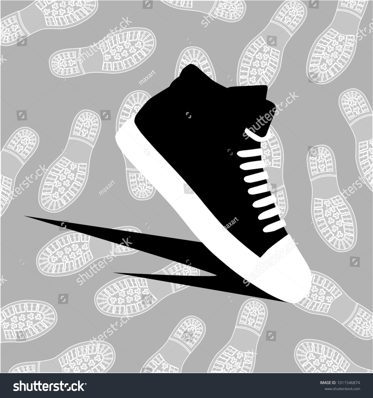 Speed Shoes Icon Stock Vector (Royalty Free) 1011546874 | Shutterstock