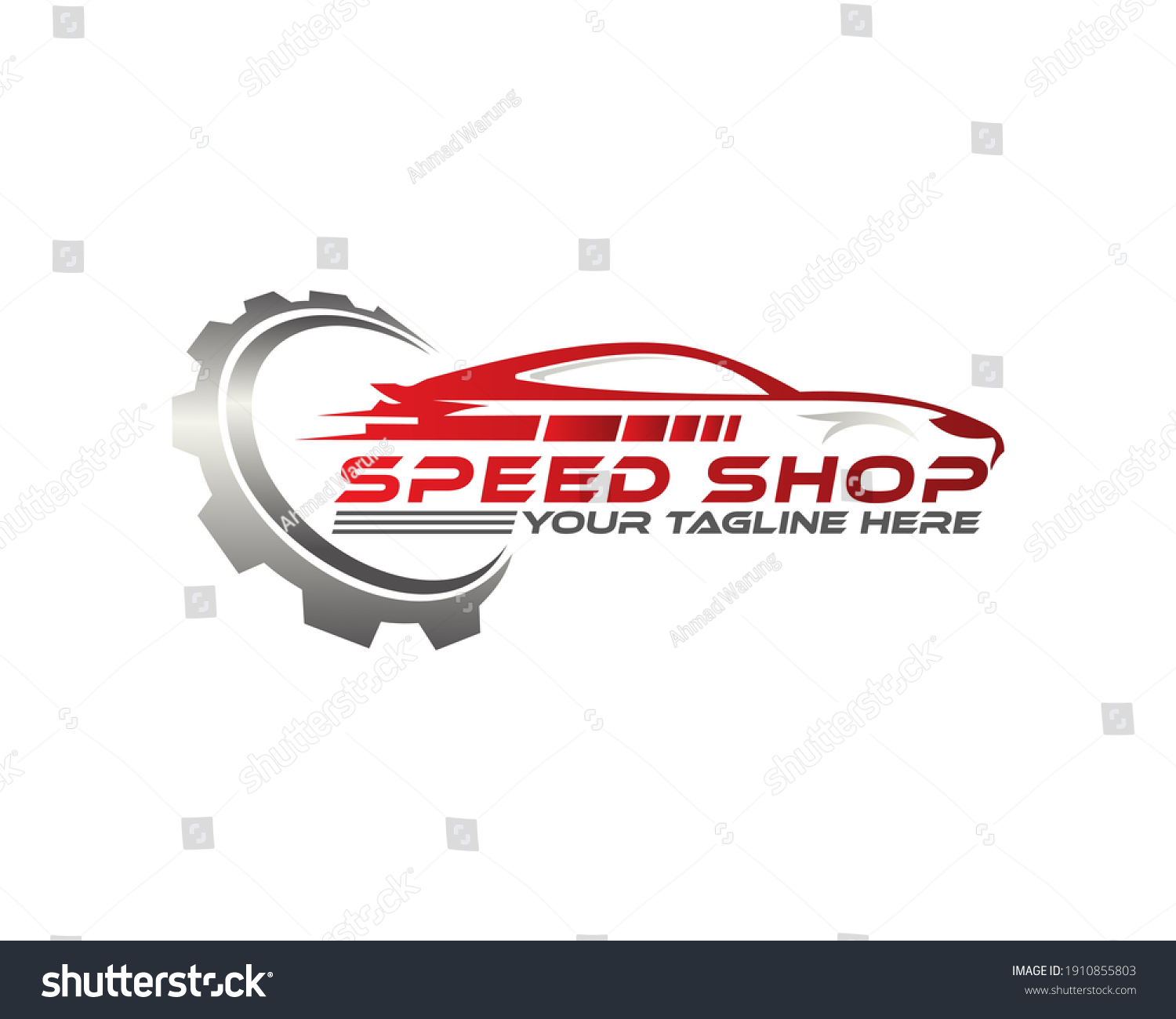 Speed Shop Vector Logo Design Stock Vector (Royalty Free) 1910855803 ...