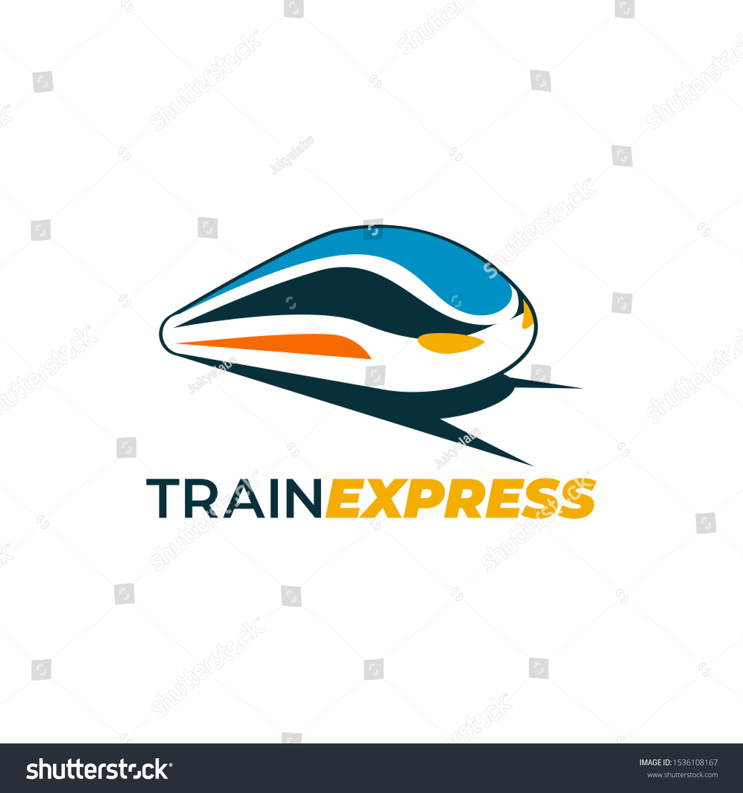 Speed Train Logo Design Inspiration Stock Vector (Royalty Free) 1536108167