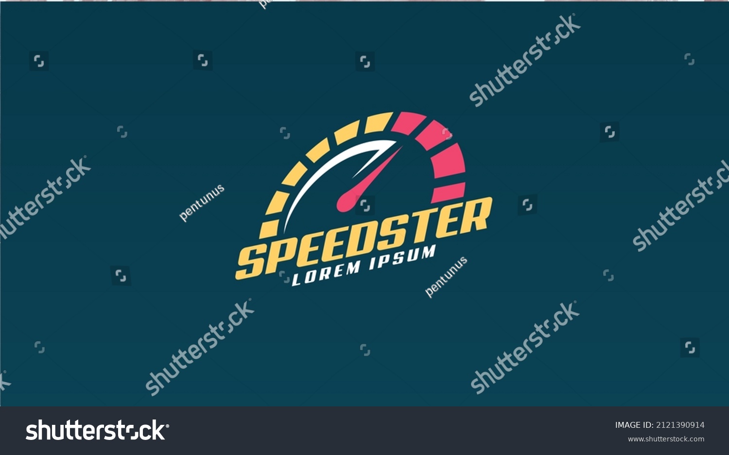 Speedometer Logo Design Speed Logo Template Stock Vector (Royalty Free ...