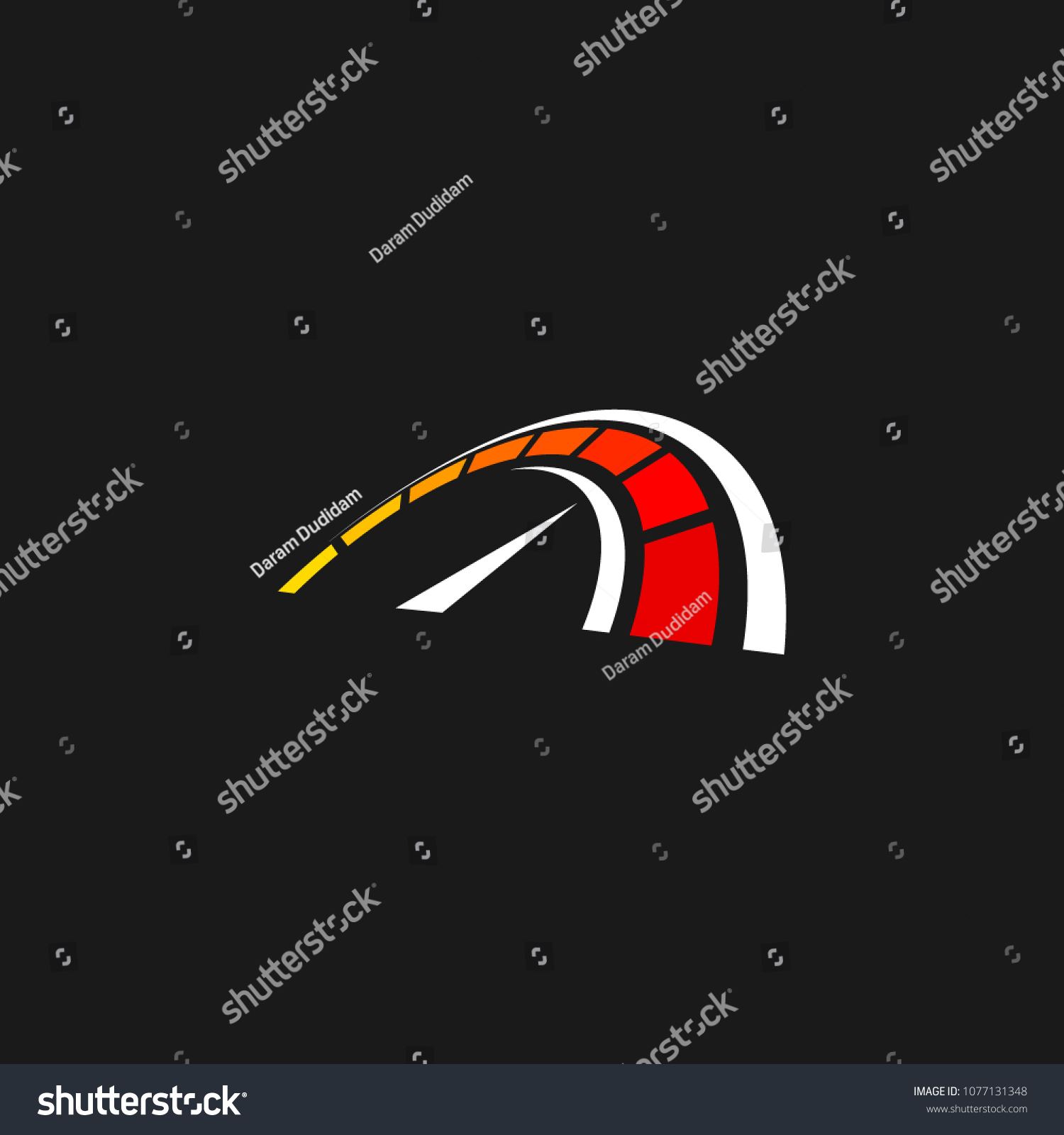 Speedometer Logo Icon Template Design Speed Stock Vector (Royalty Free ...