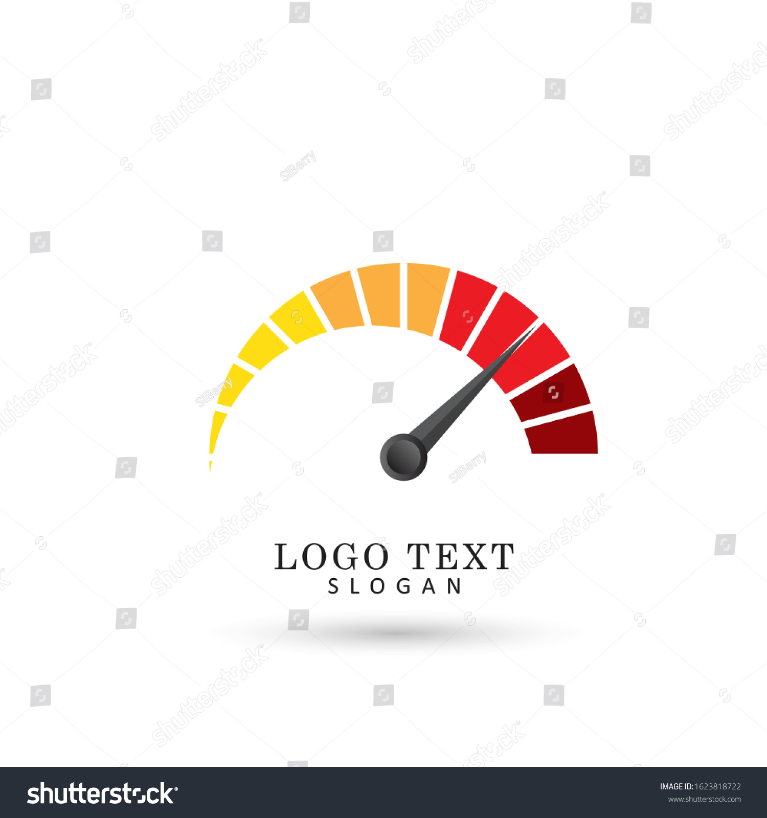 Speedometer Speed Performance Logo Symbol Icon Stock Vector (Royalty ...