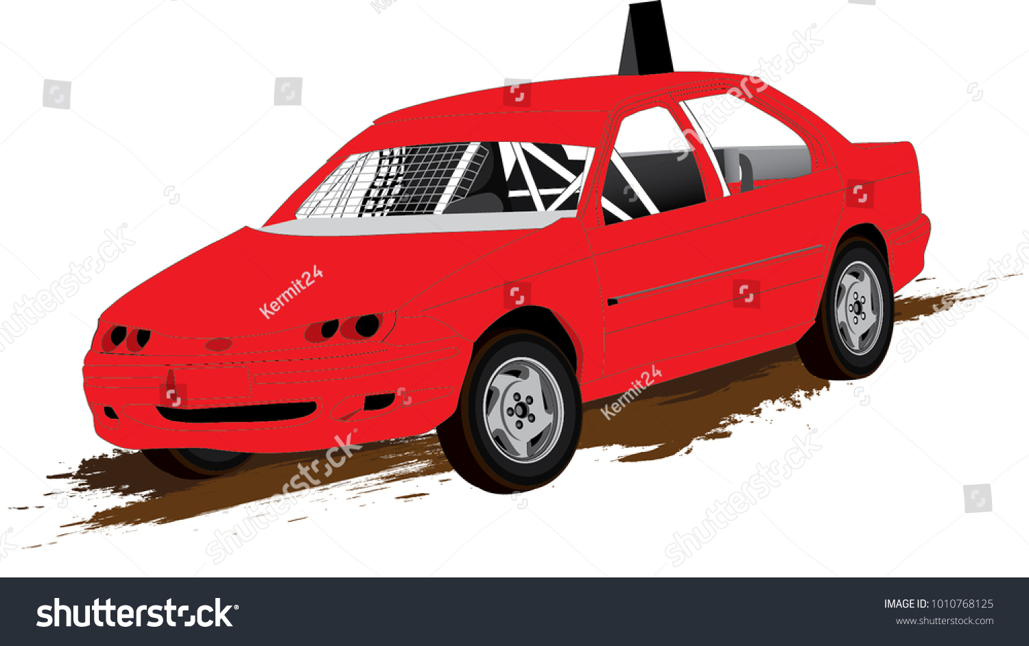 Speedway Racing Car Vector Stock Vector (Royalty Free) 1010768125 ...