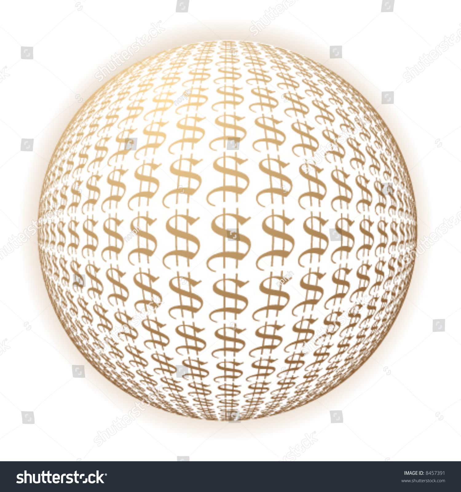 Sphere Dollar Symbols Stock Vector (Royalty Free) 8457391 | Shutterstock