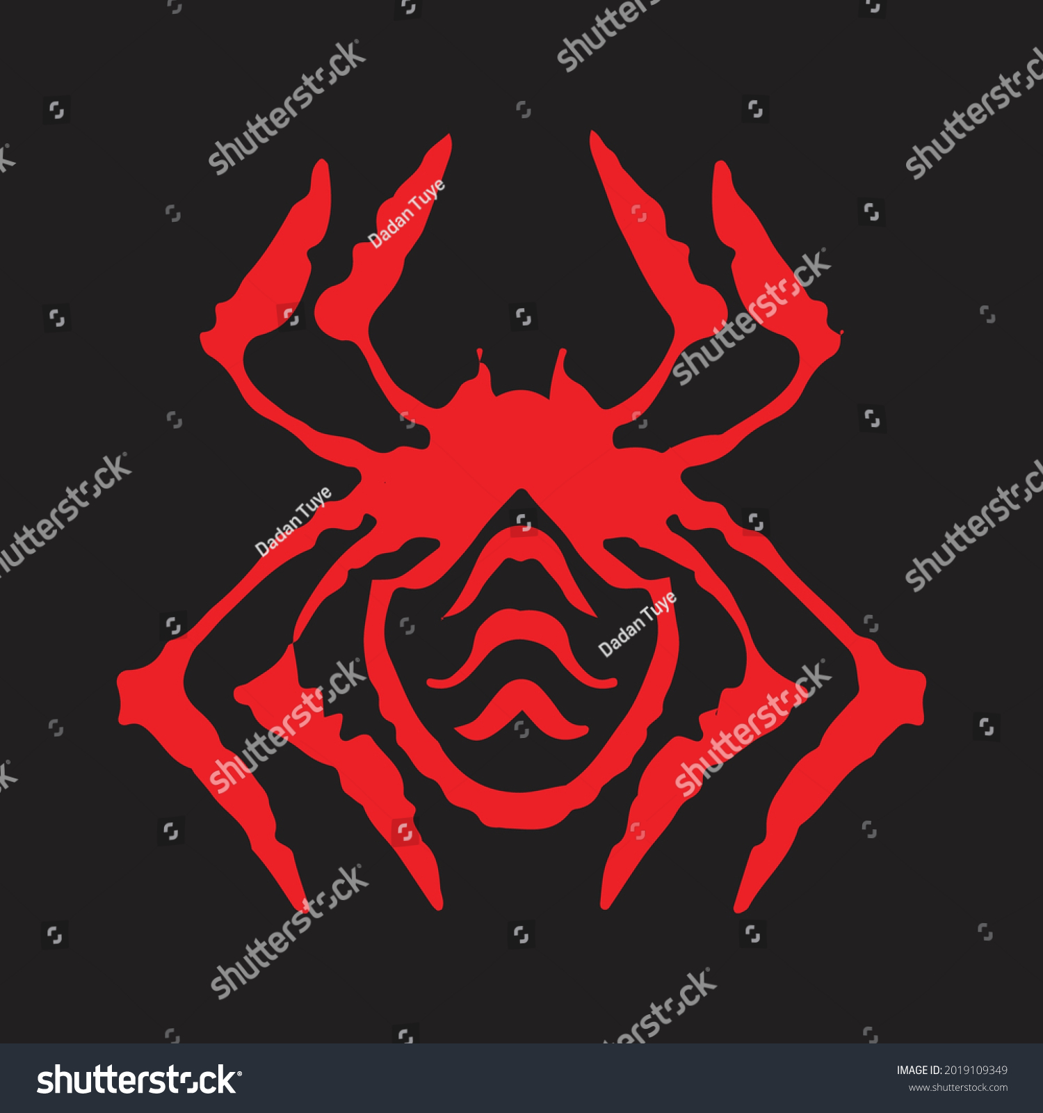Spider Drawing Illustration Creative Design Stock Vector (Royalty Free ...