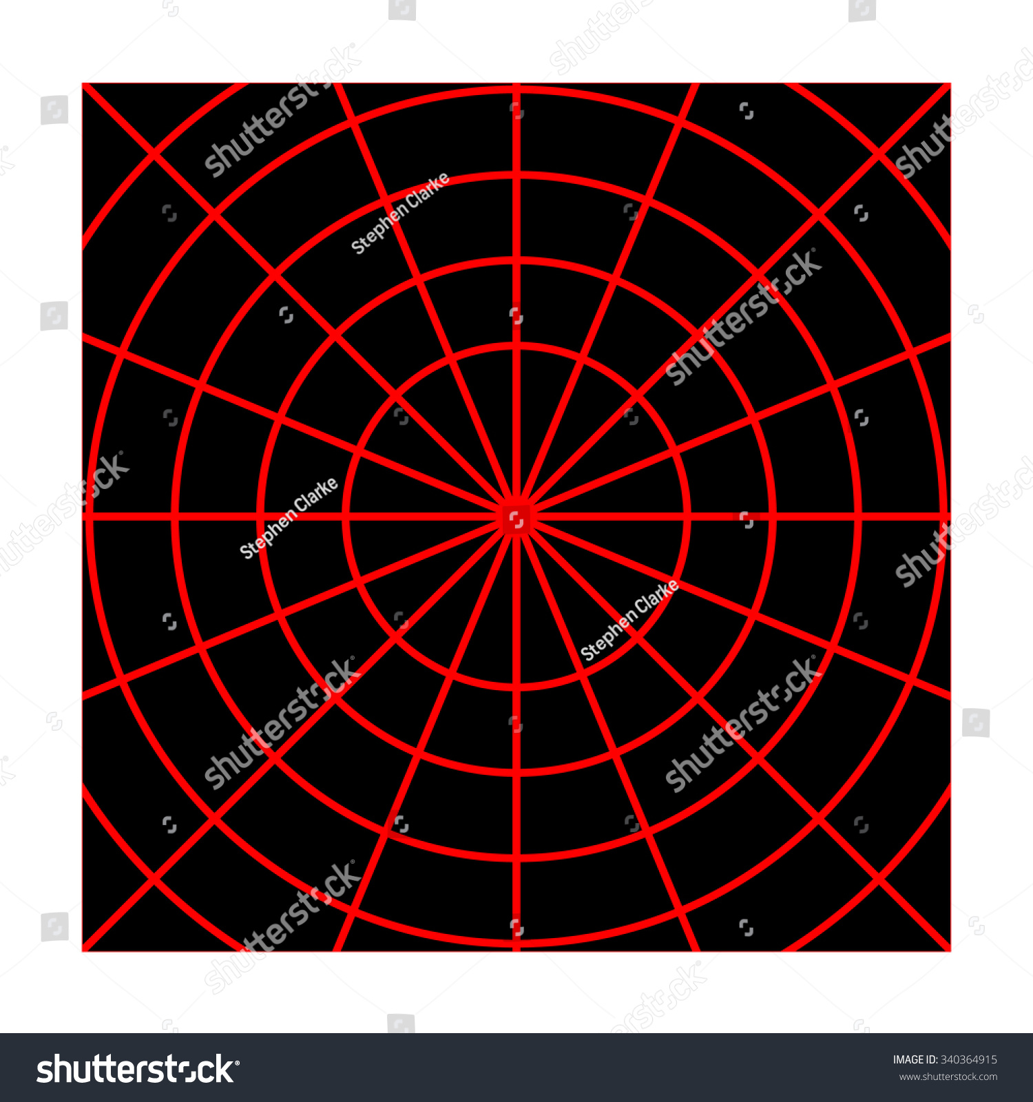 Spider Web Background Red On Black Stock Vector (Royalty Free ...