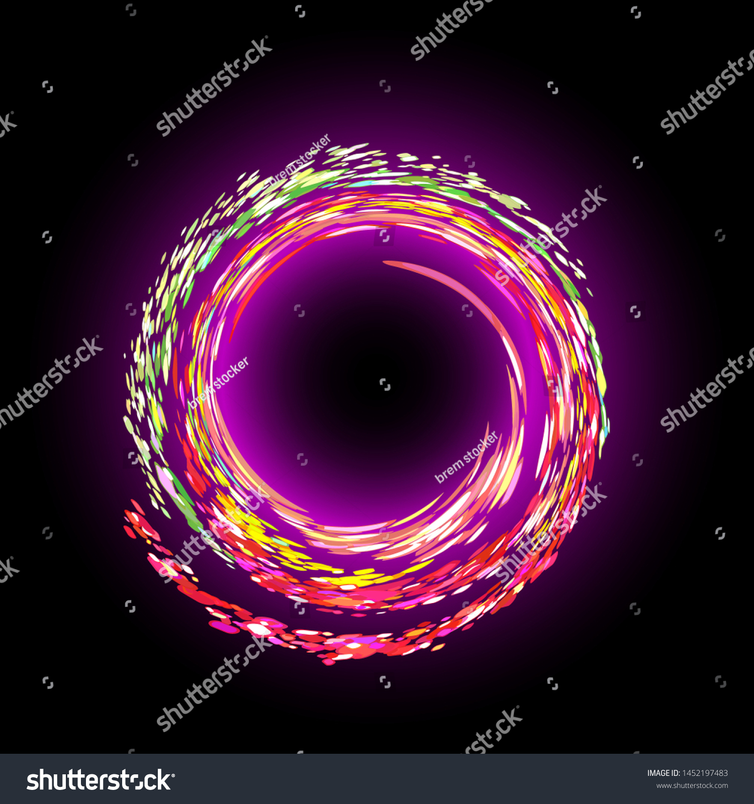 Spin Particles Eps Vector Illustration: vector de stock (libre de ...