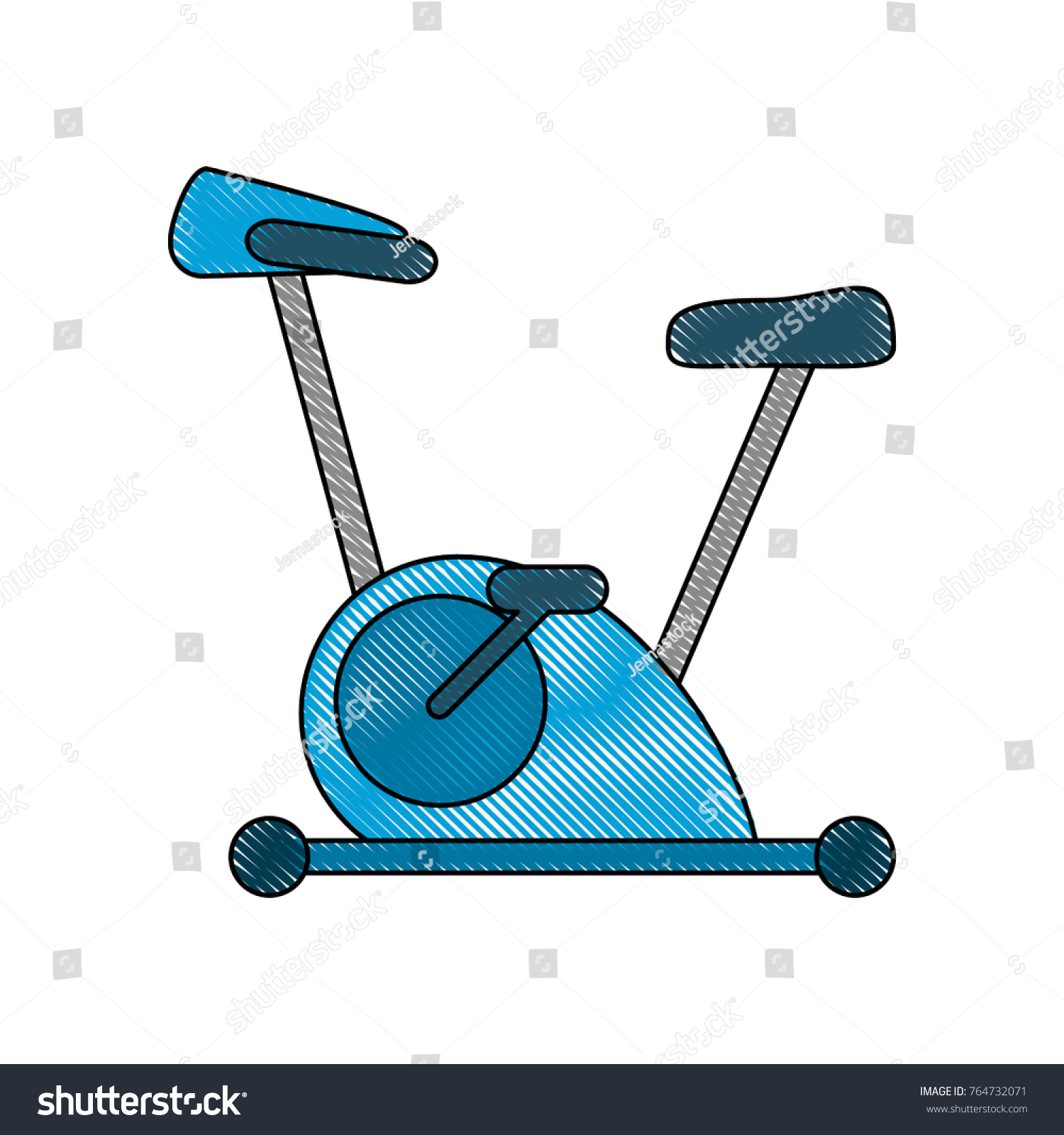 Spinning Gym Machine Stock Vector (Royalty Free) 764732071 | Shutterstock