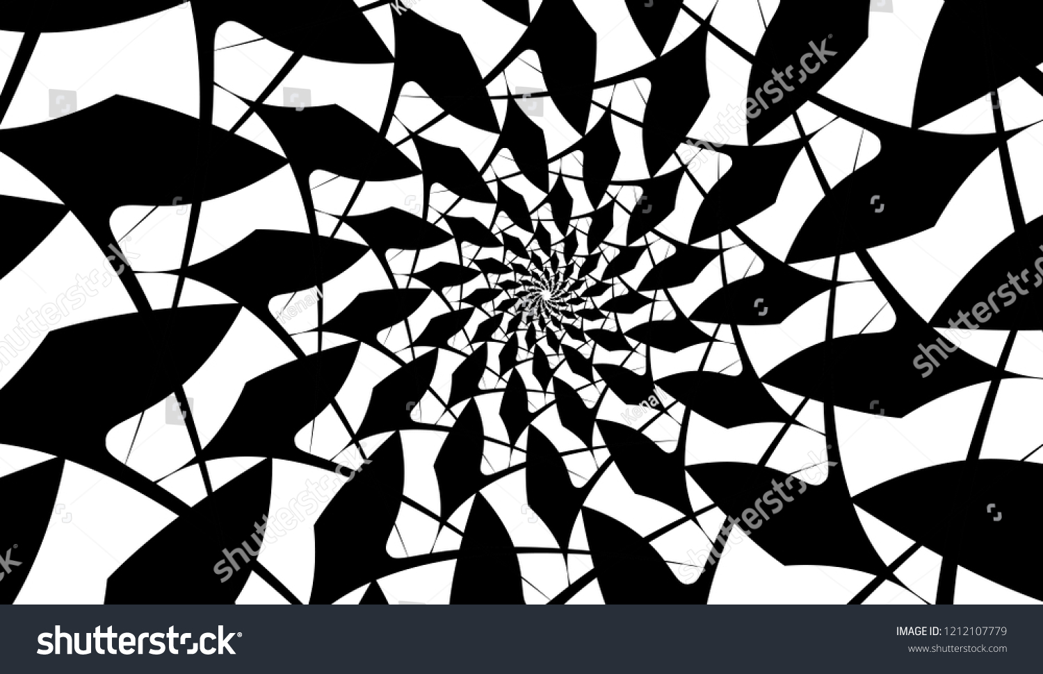 Spiral Object On White Background Arrows Stock Vector (Royalty Free ...