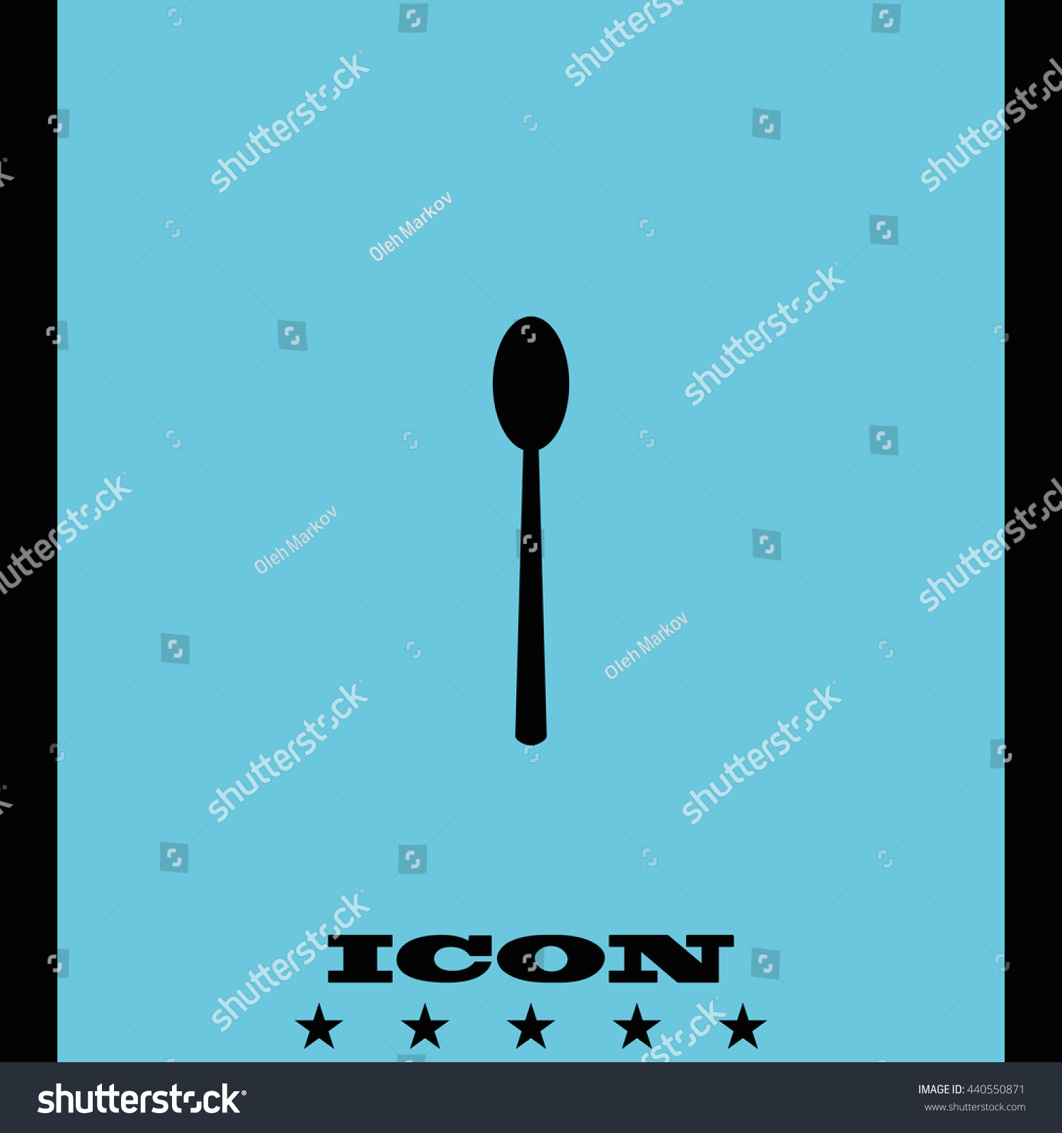 Spoon Symbol Sign Stock Vector (Royalty Free) 440550871 | Shutterstock