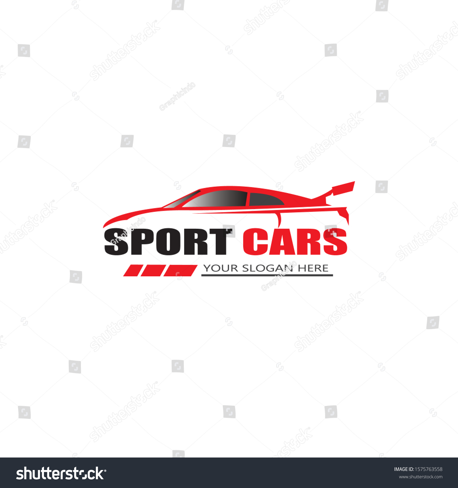 Sport Car Logo Template Design Vector Stock Vector (Royalty Free ...