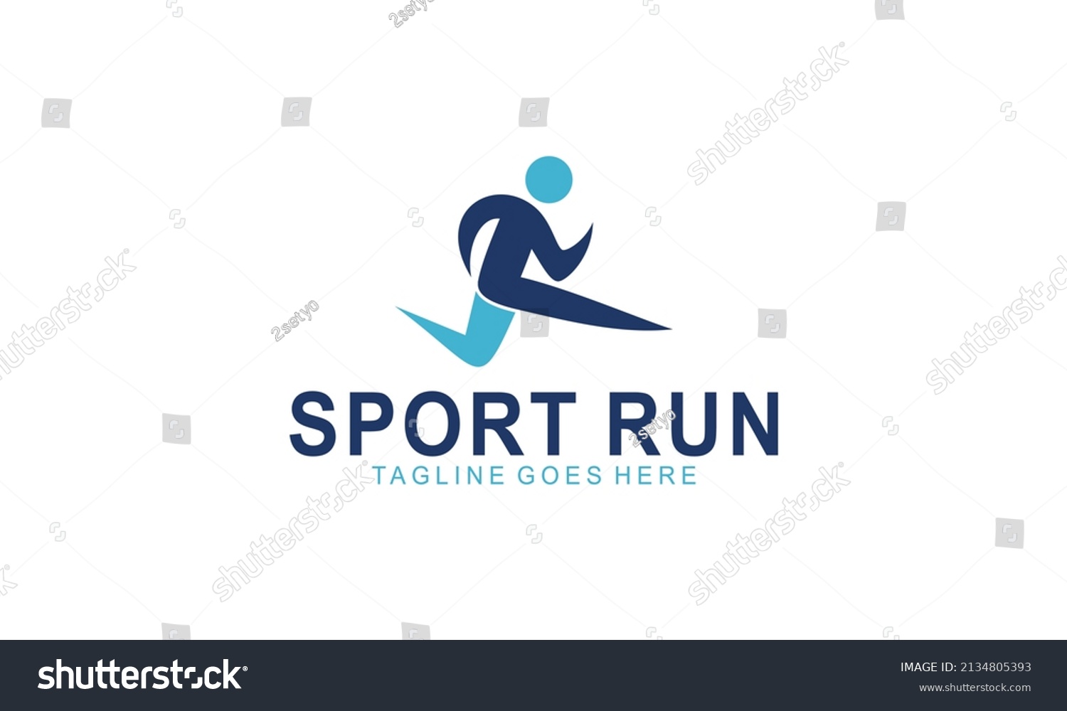 Sport Run Logo Vector Run Logo Stock Vector (Royalty Free) 2134805393 ...