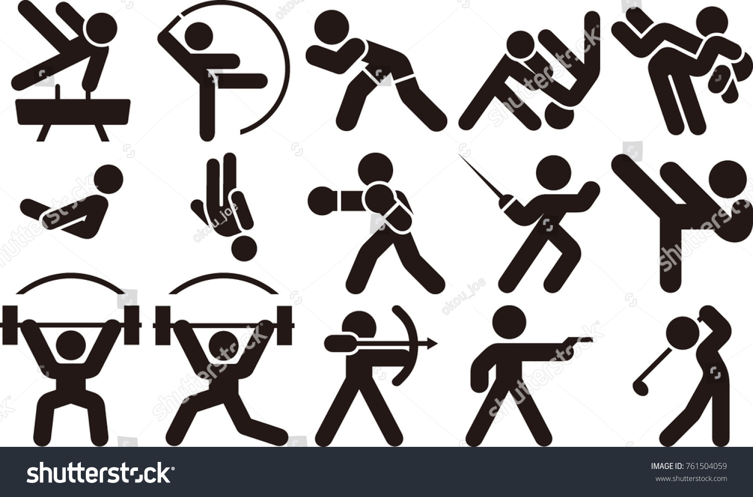 1,059 ilustraciones de Pictogramas deportes olímpicos - Ilustraciones ...