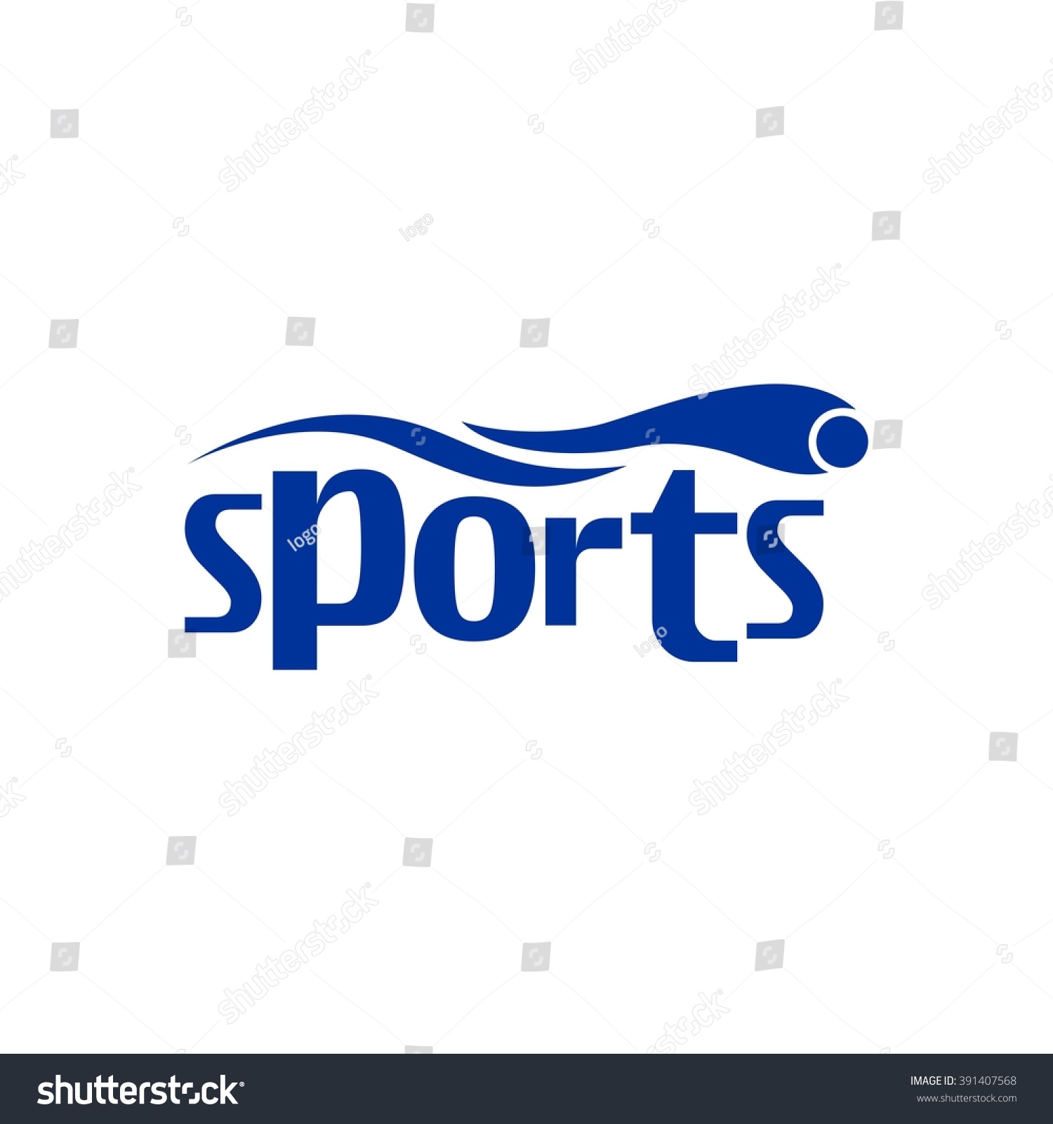 Sports Logo Stock Vector (Royalty Free) 391407568