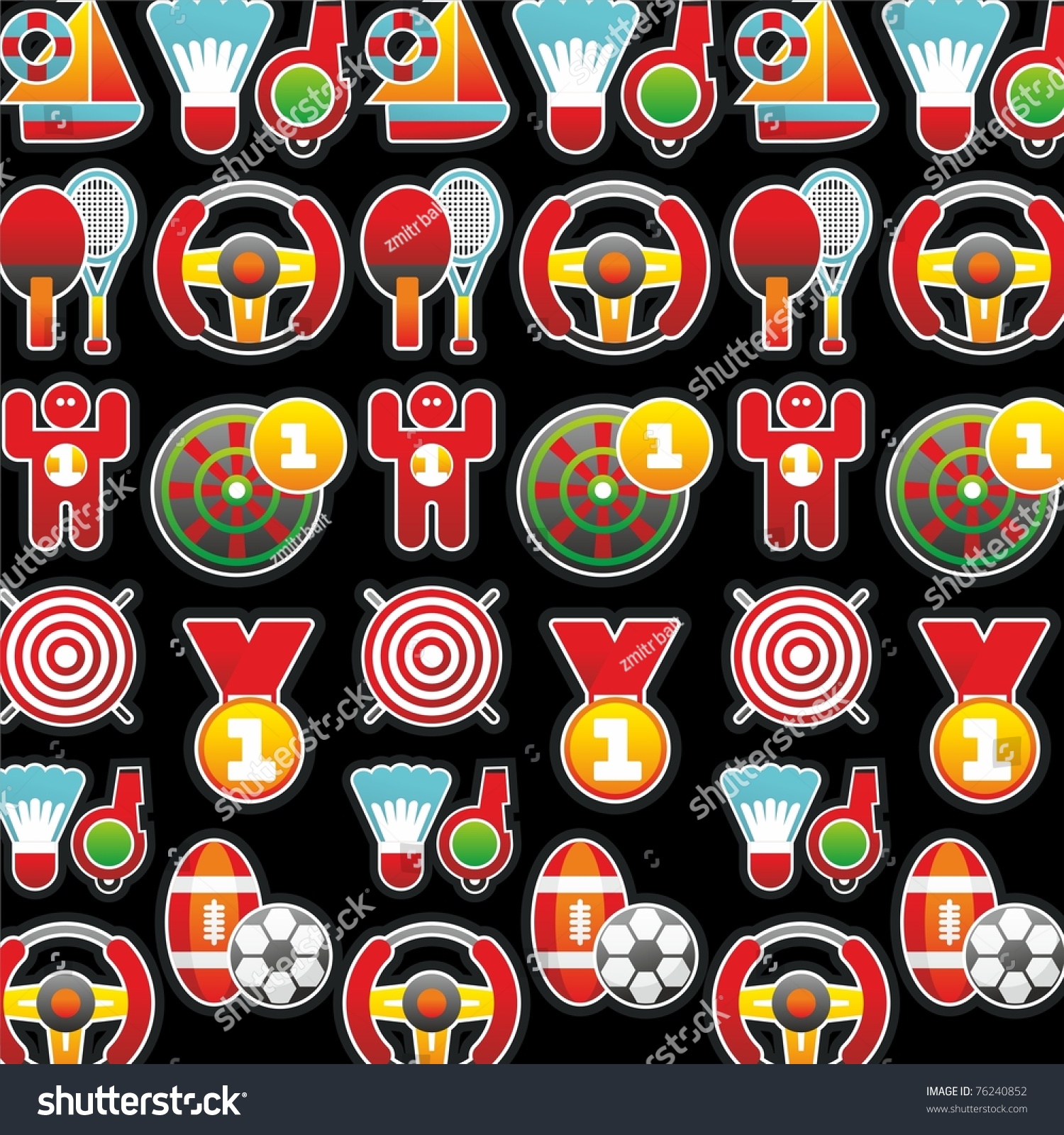 Sports Texture Stock Vector (Royalty Free) 76240852 | Shutterstock