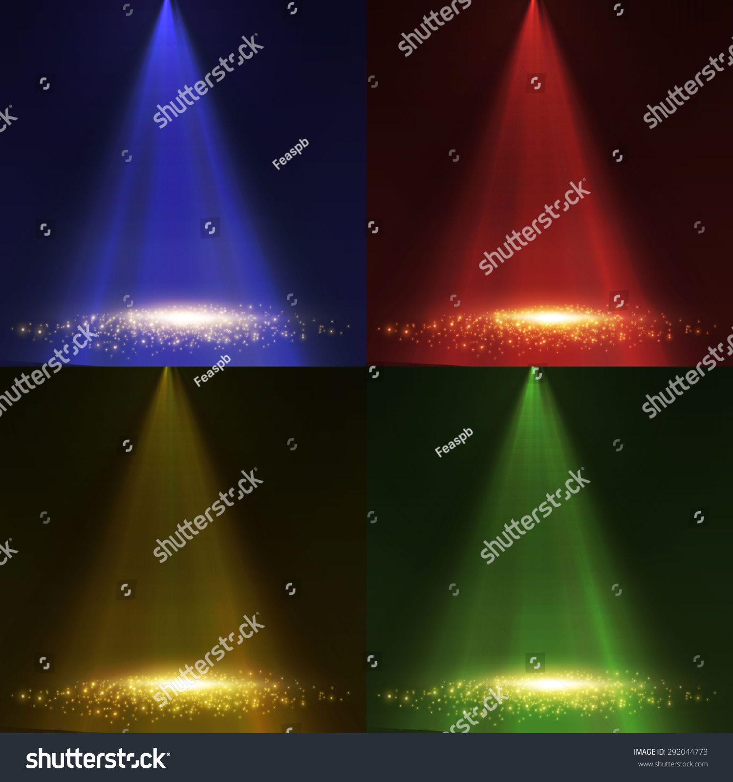 Spotlight Collection Vector Illustration Stock Vector (Royalty Free ...