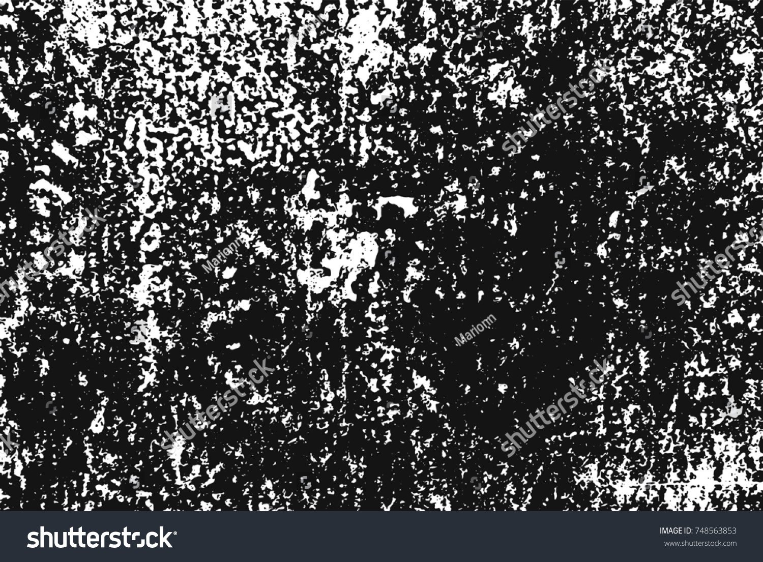 Spotty Surface White Black Background Stock Vector (Royalty Free) 748563853