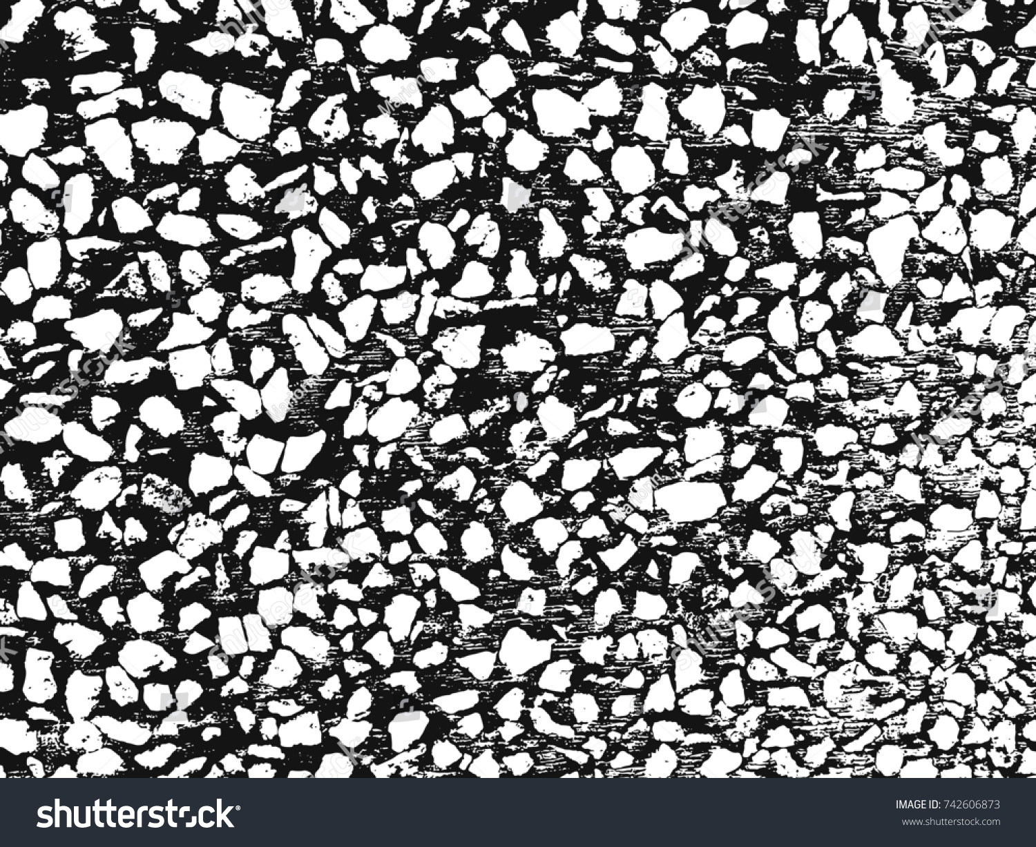 Spotty Surface White Black Background Stock Vector (Royalty Free ...