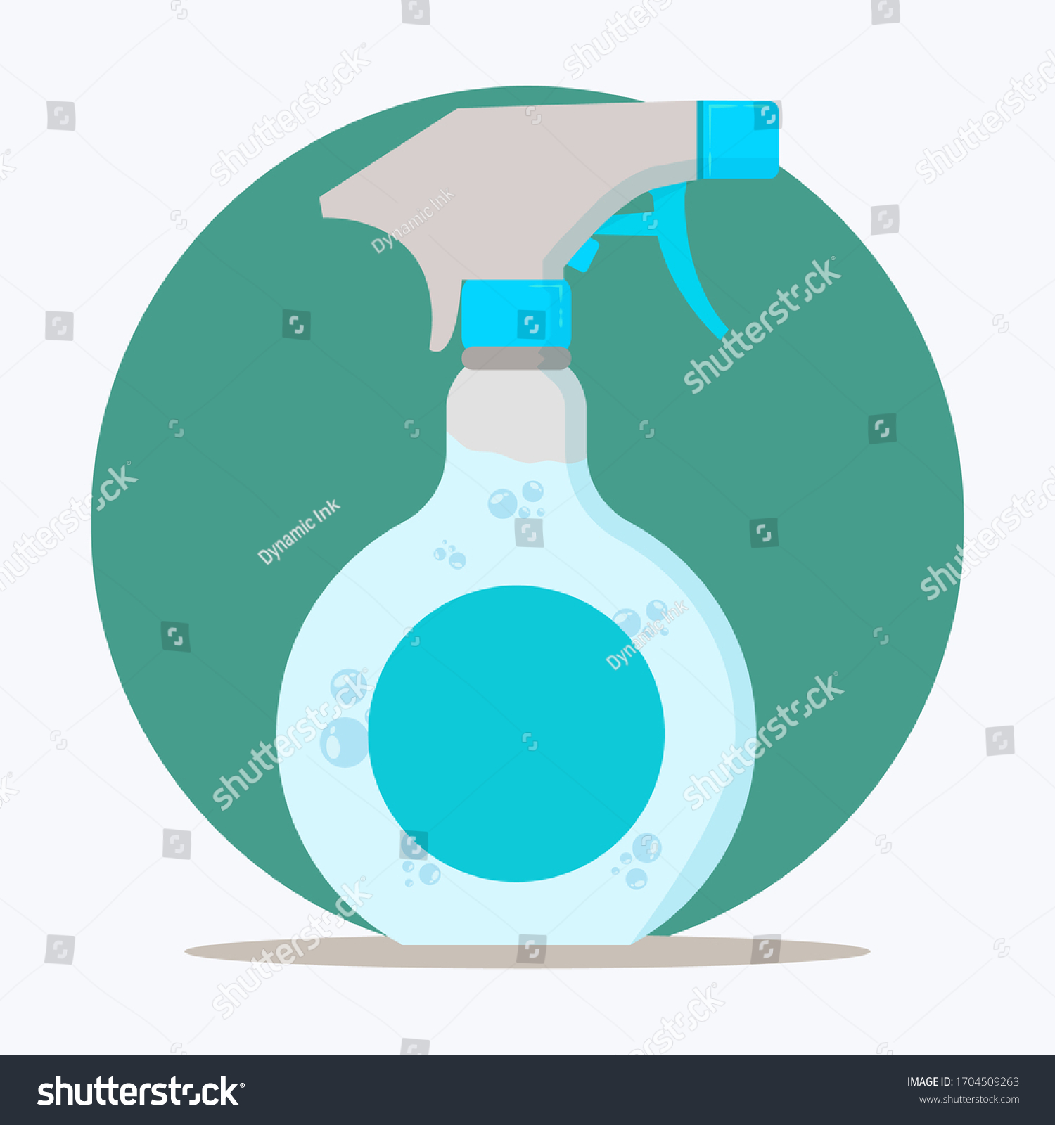Spray Bottle Design Vector Illustration Stock Vector (Royalty Free ...