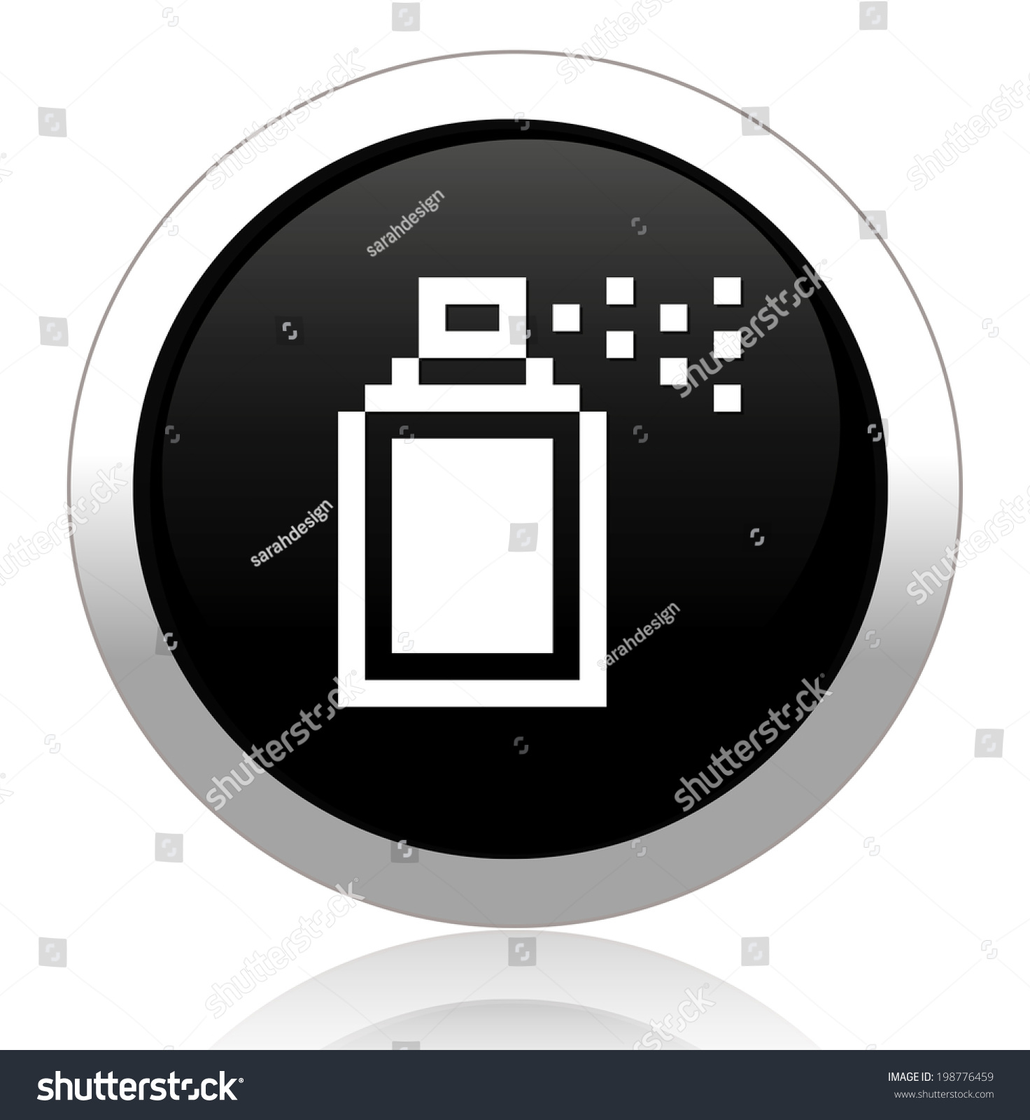 Spray Can Symbol Stock Vector (Royalty Free) 198776459